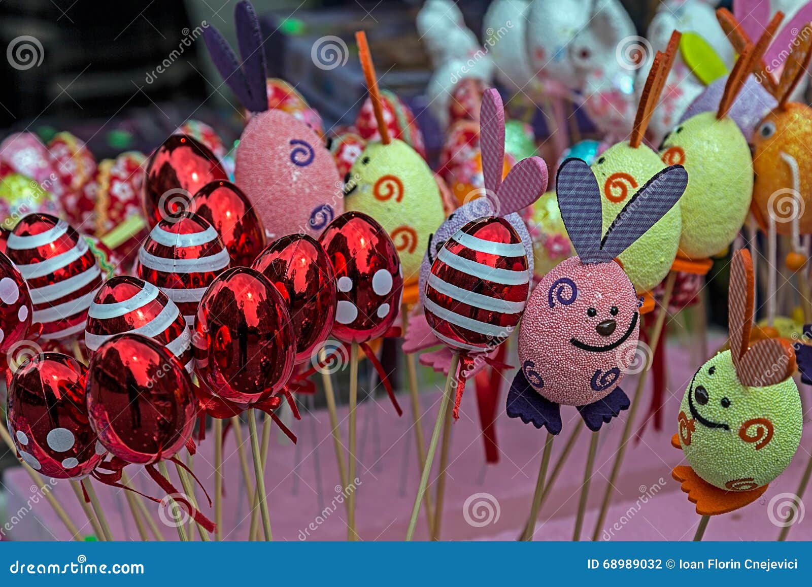 Eggs Forms Decorated Ornamental for Easter Stock Photo - Image of ...