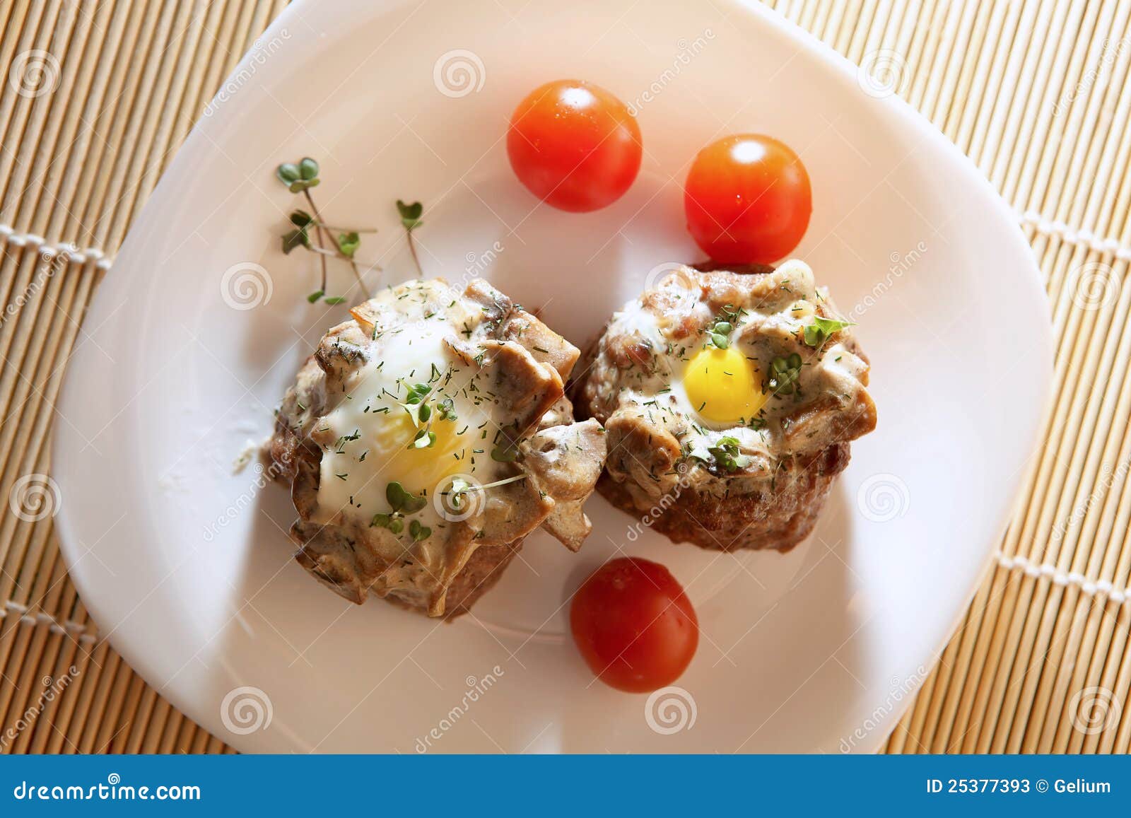 Eggs in the minced meat stock image. Image of baked, delicious - 25377393 Eggs in the minced meat stock image. Image of baked, delicious - 25377393