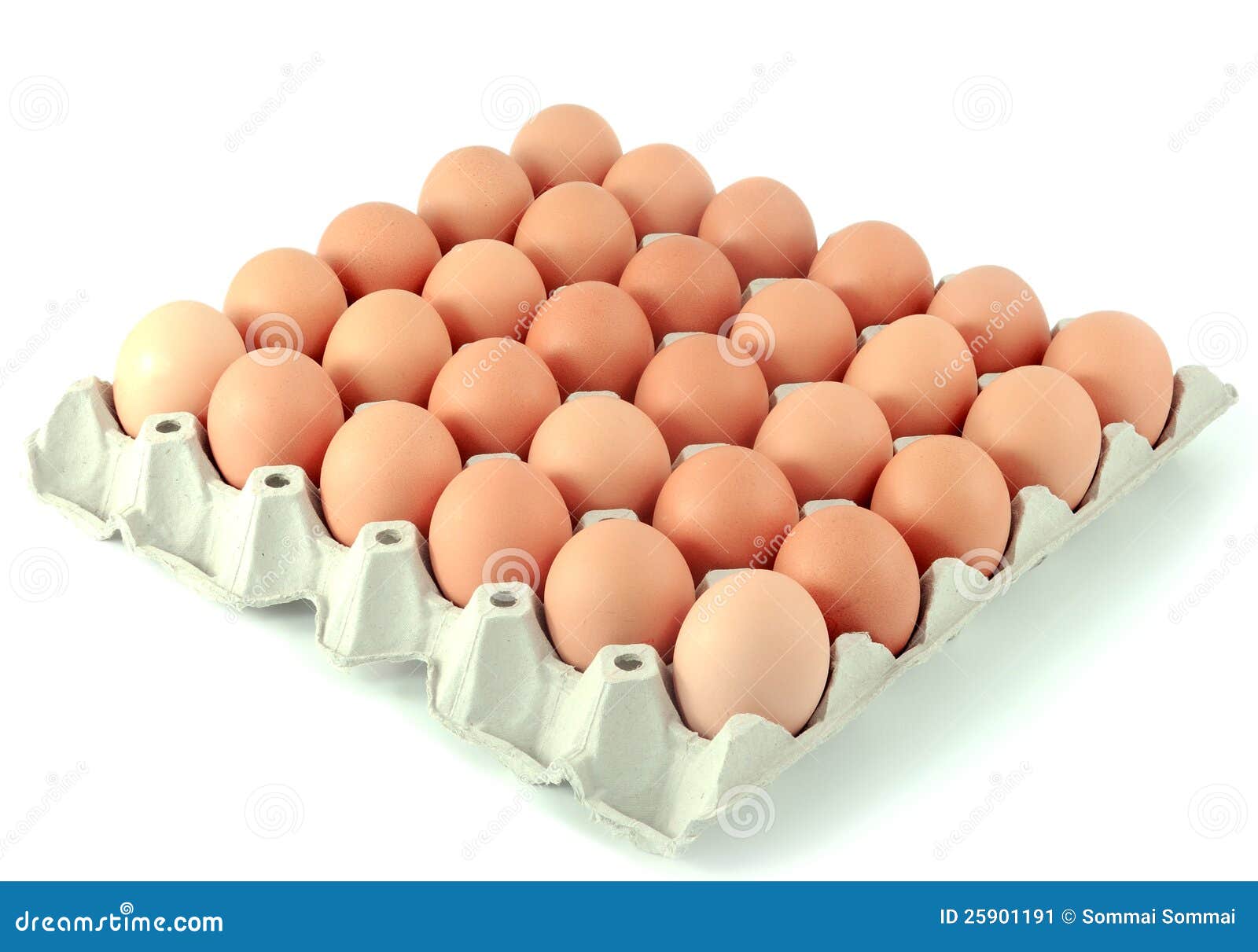 Eggs in the package stock image. Image of white, storing - 25901191