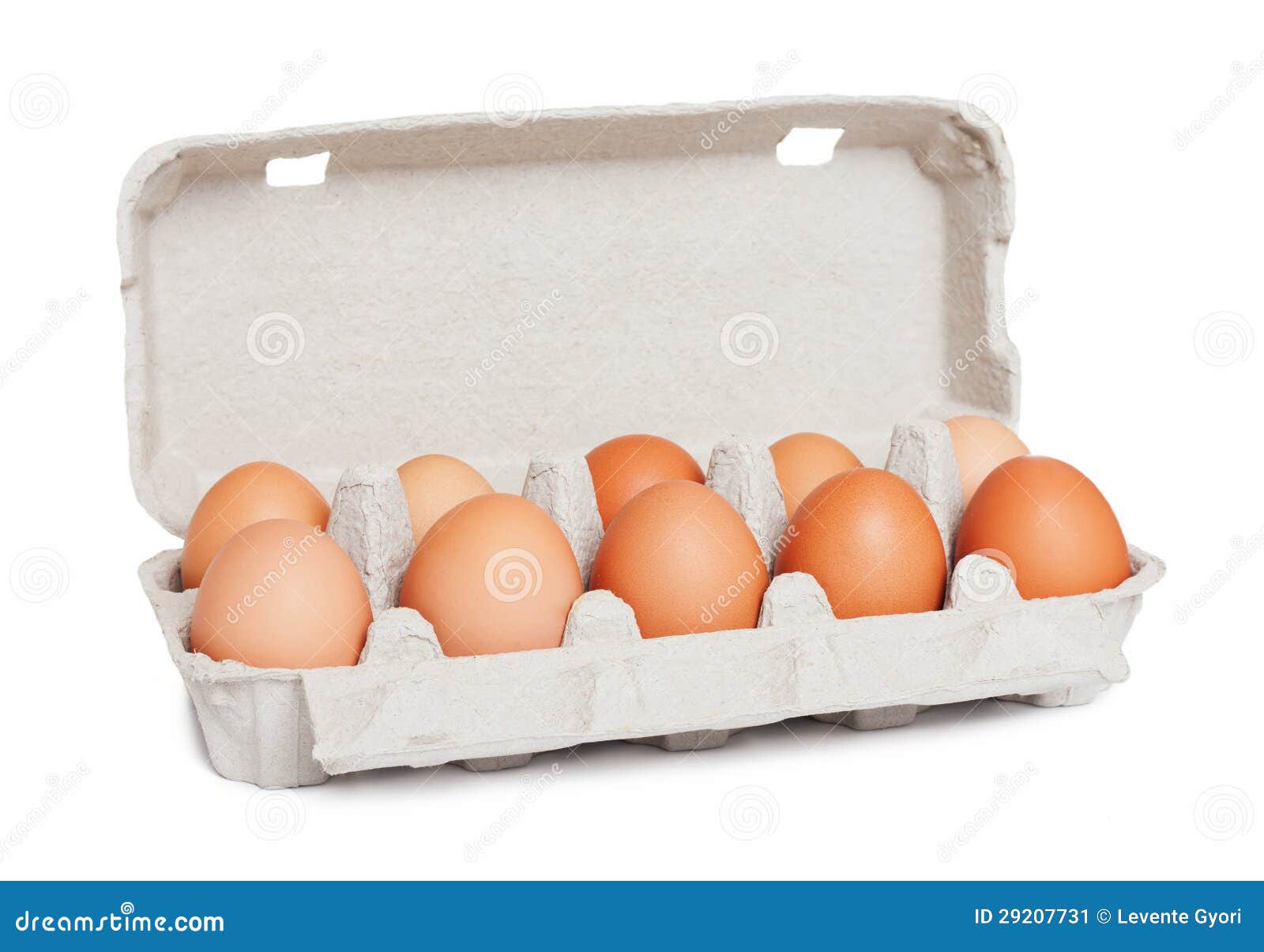 Eggs in the package stock image. Image of background - 29207731