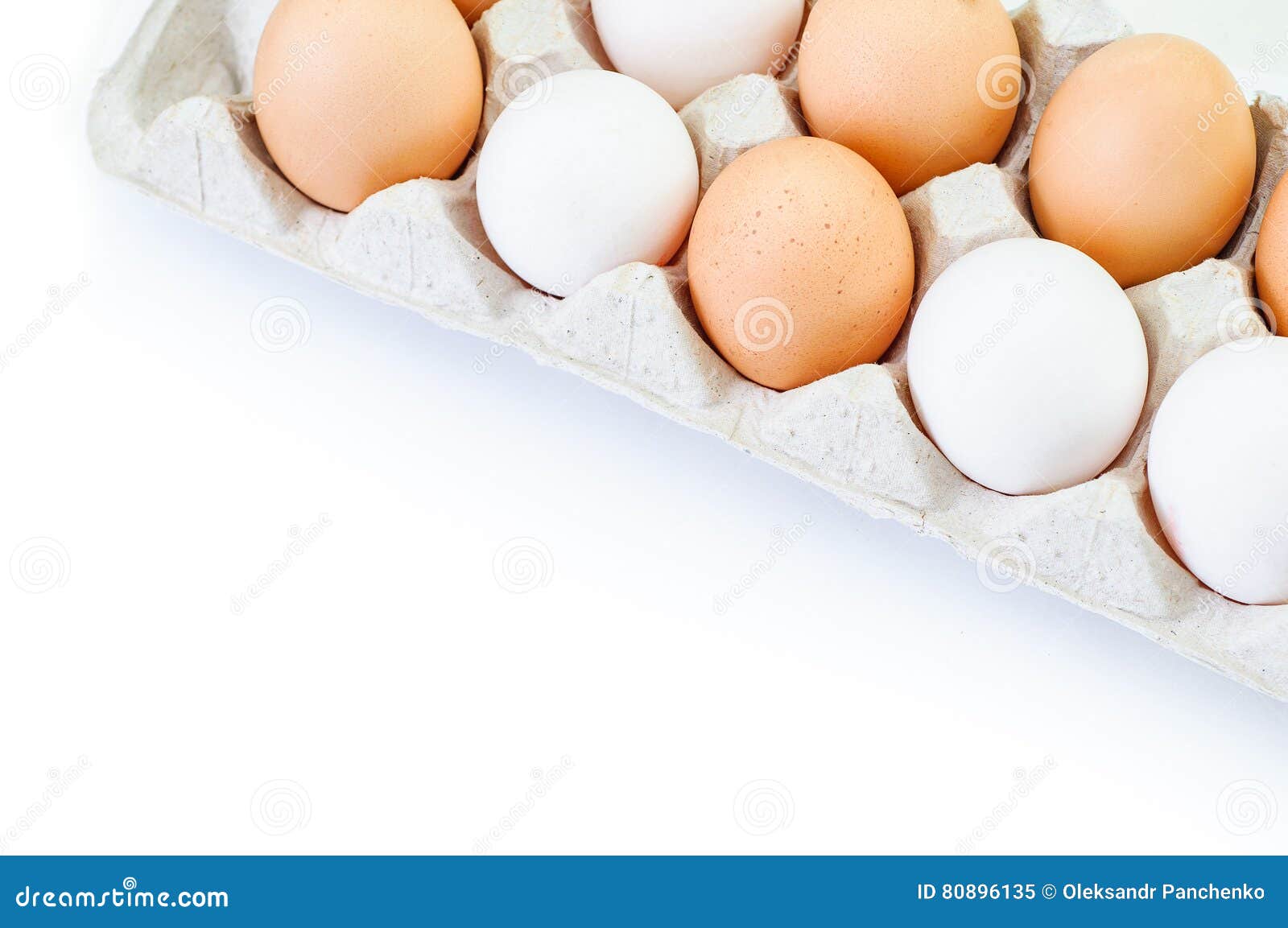 Eggs in the package stock image. Image of natural, cooking - 80896135