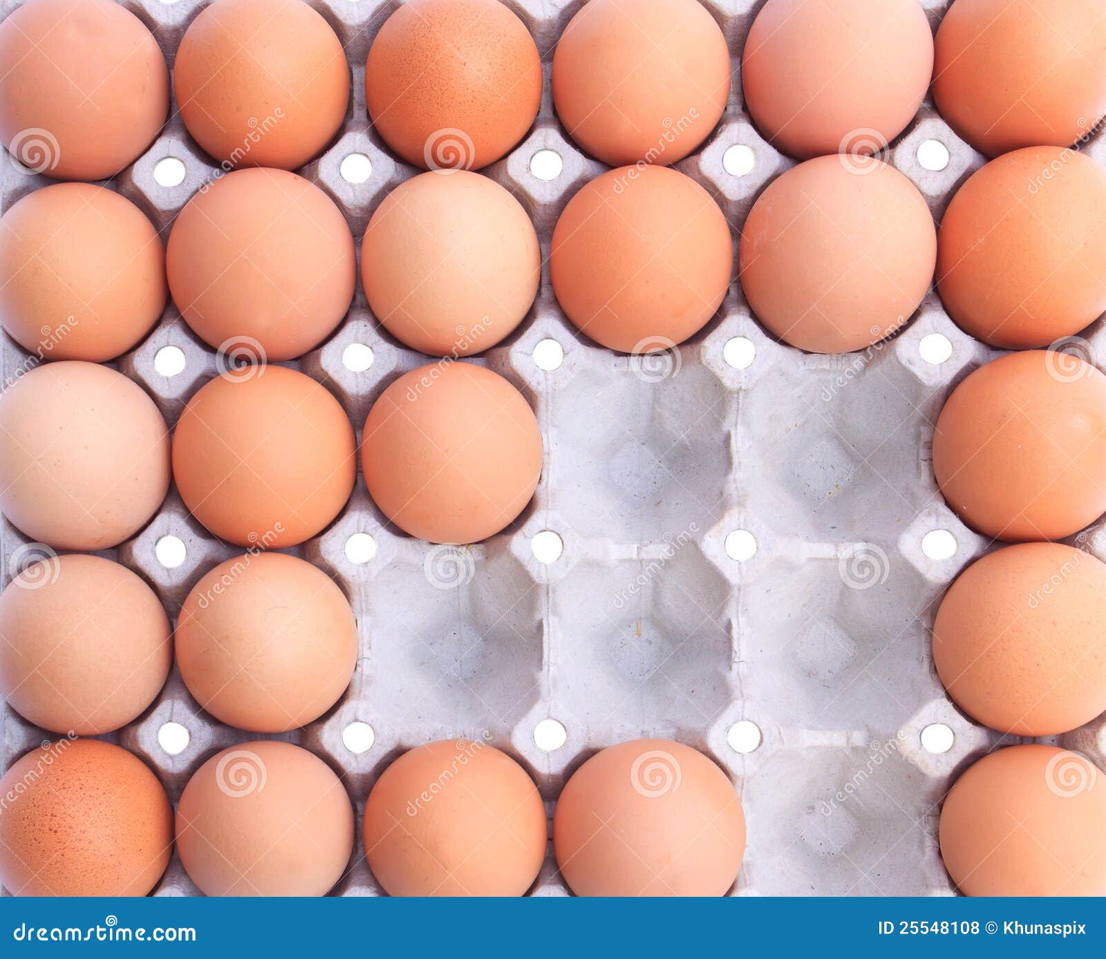 Eggs in paper packaging stock photo. Image of animal - 25548108