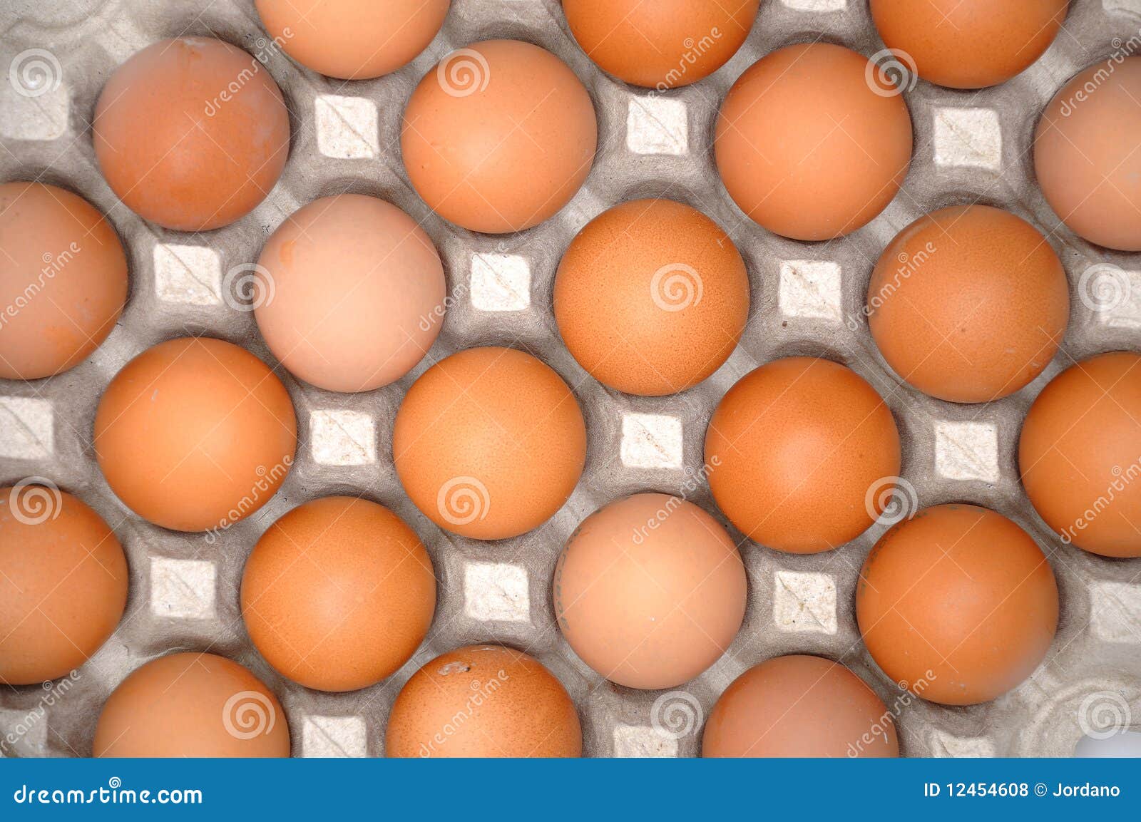 Eggs in protective pack stock photo. Image of group, white - 12454608