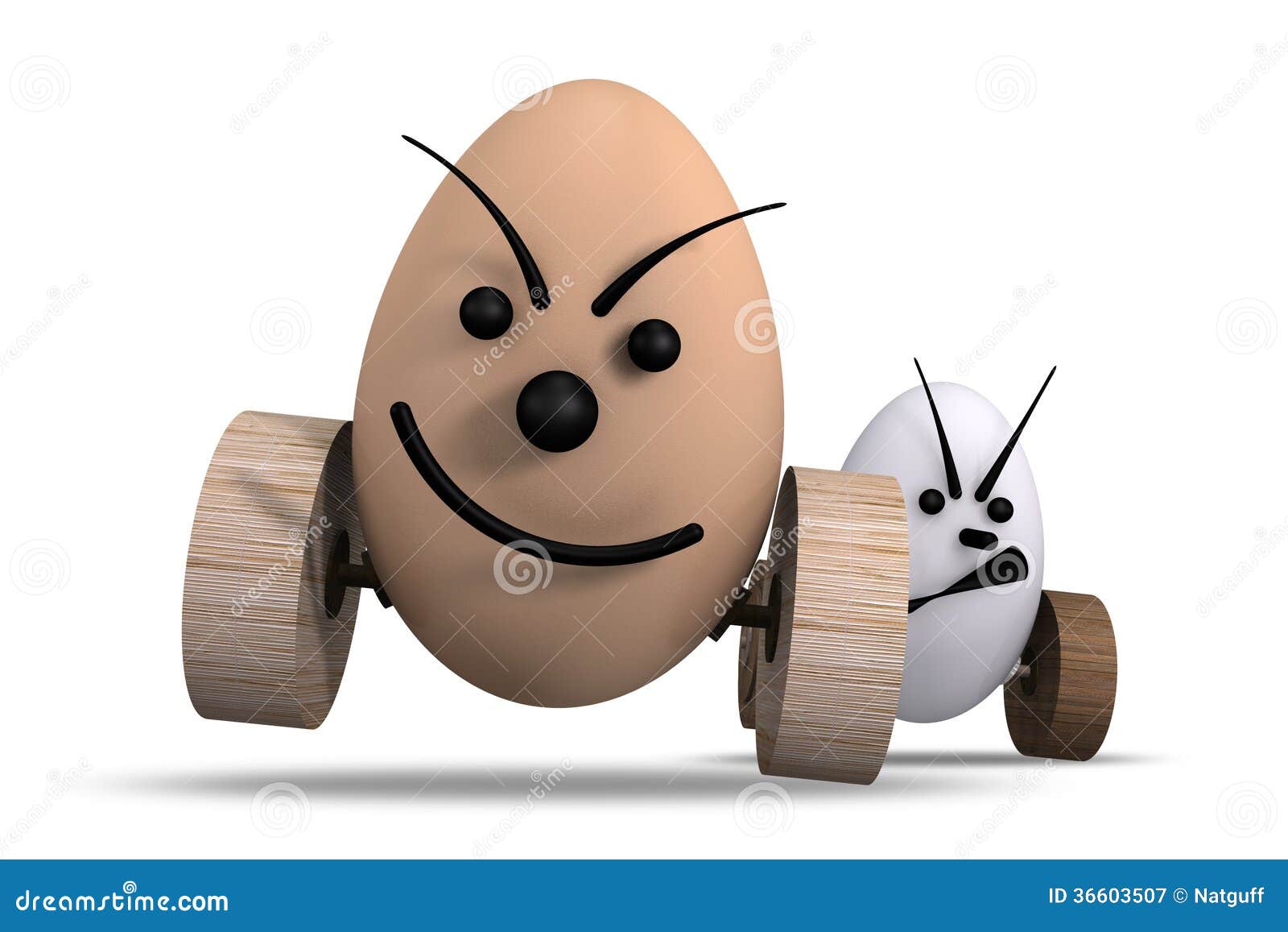 Eggs Racing No.2 stock illustration. Illustration of bosomfriend - 36603507