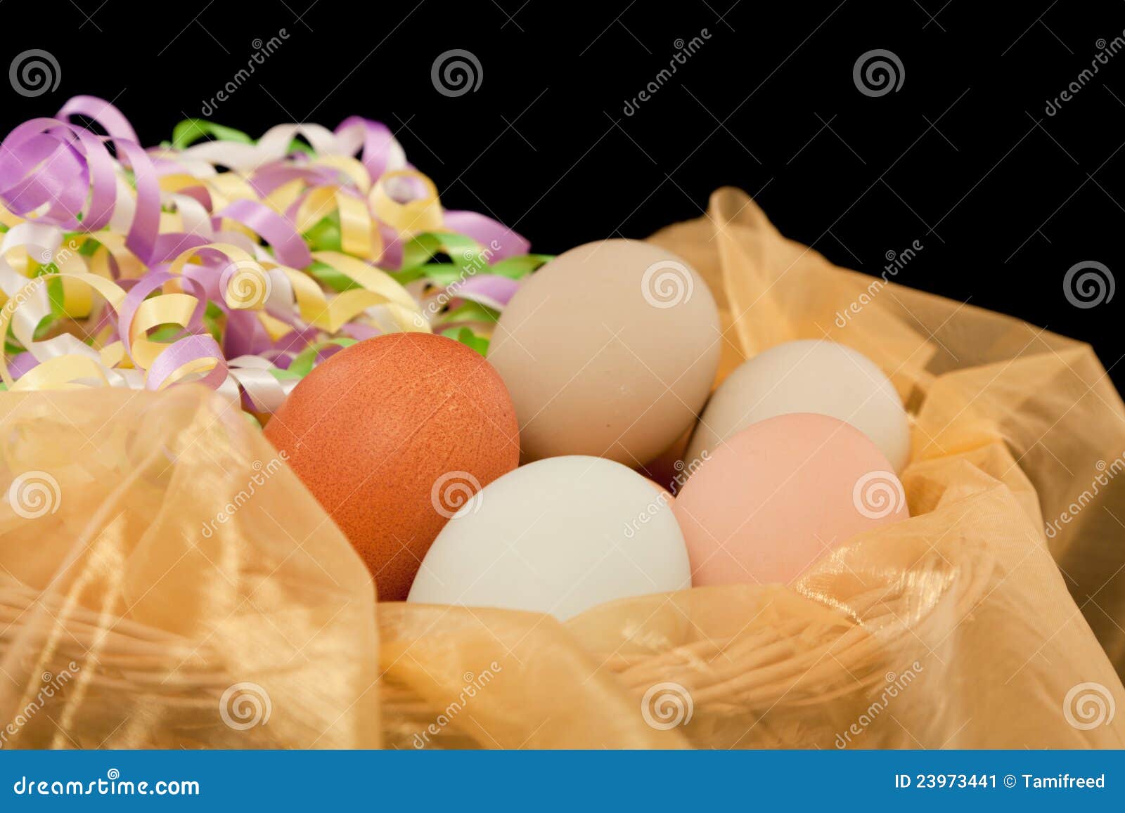 Eggs with Ribbons stock image. Image of green, food, oval - 23973441