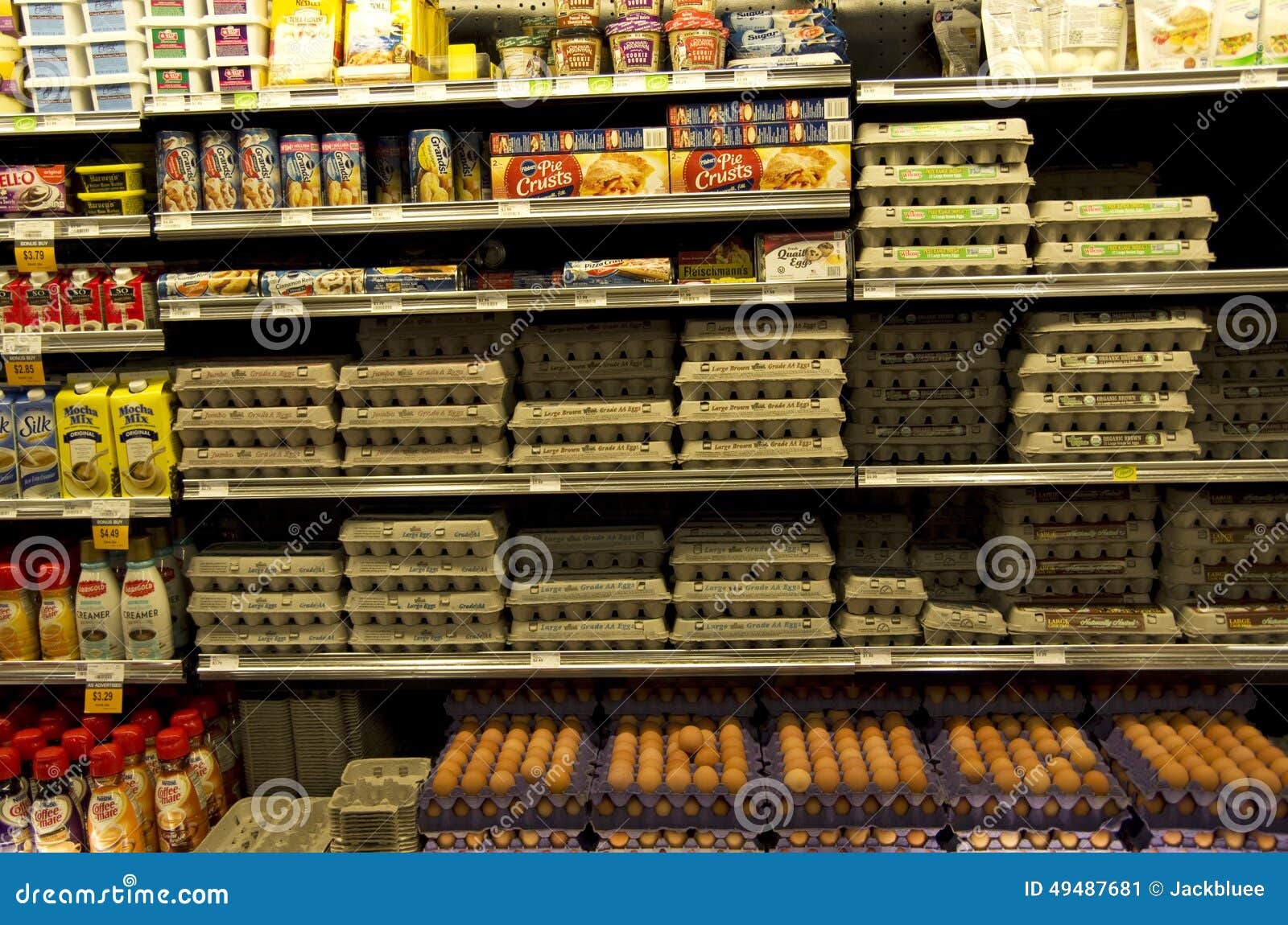 Eggs in store editorial photo. Image of eggs, seattle - 49487681