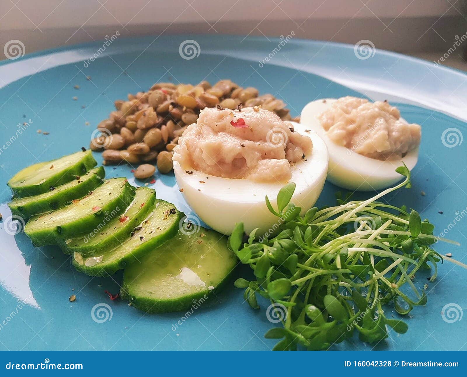 Eggs Stuffed with Cod Liver Stock Photo - Image of ready, seafood ...