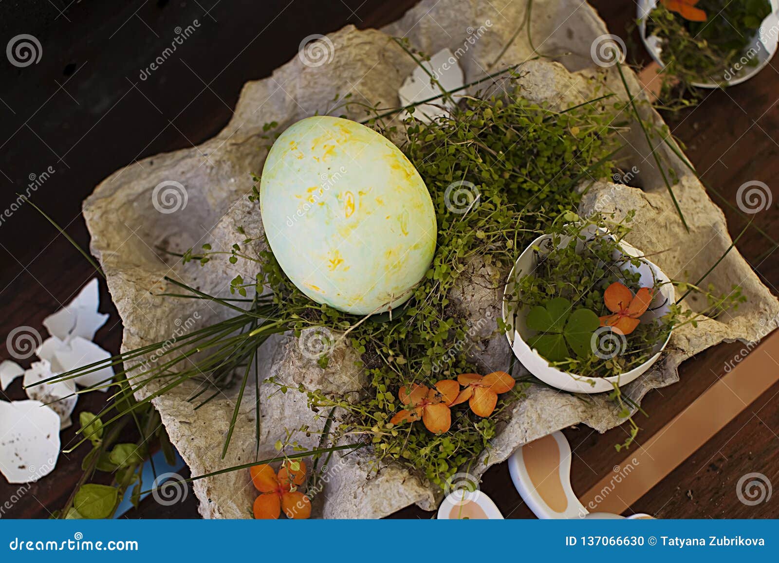 Easter. Painted Eggs. Paints, Shell Stock Photo - Image of paint ...