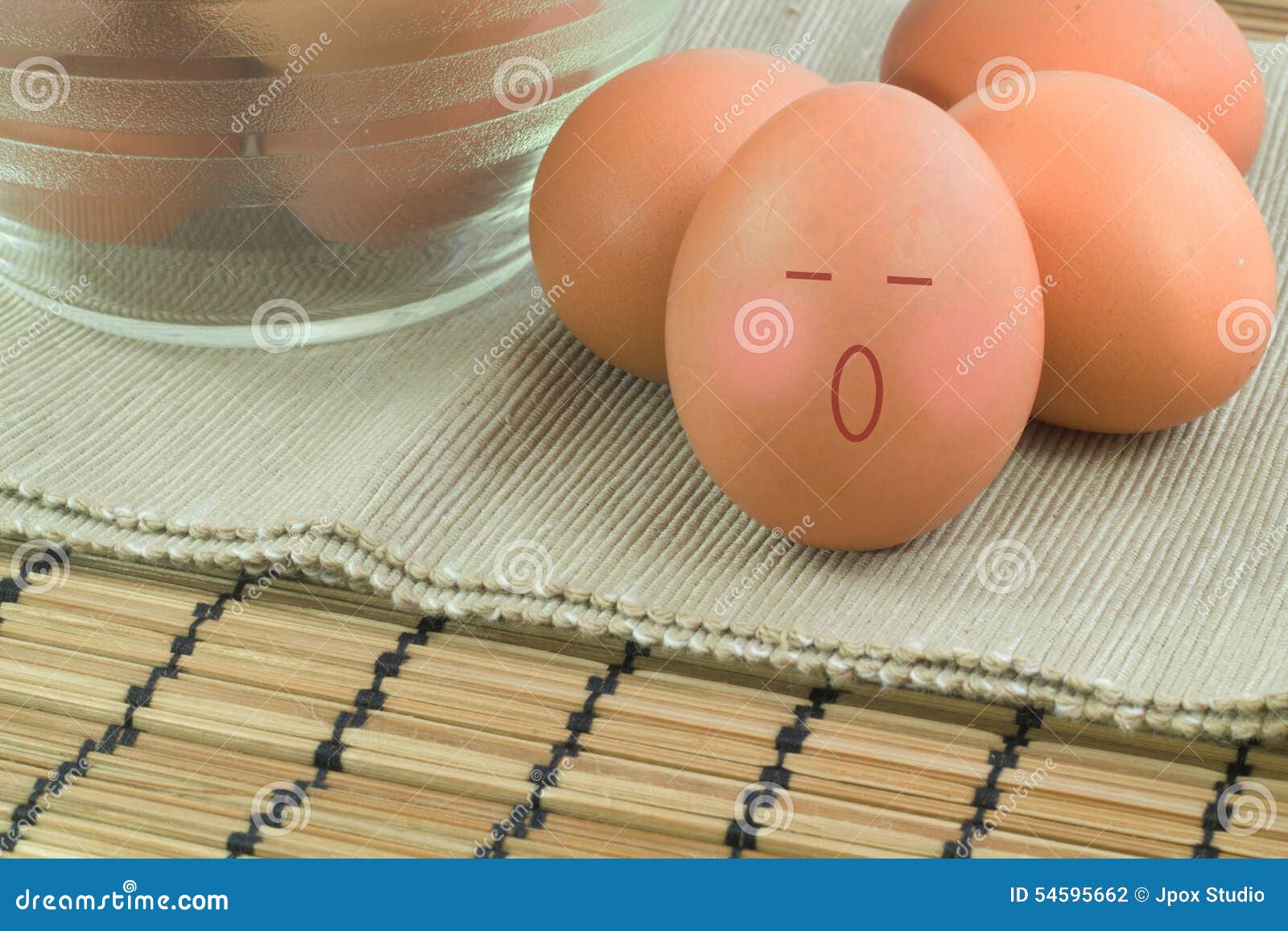 Eggs on the table stock photo. Image of closeup, organic - 54595662