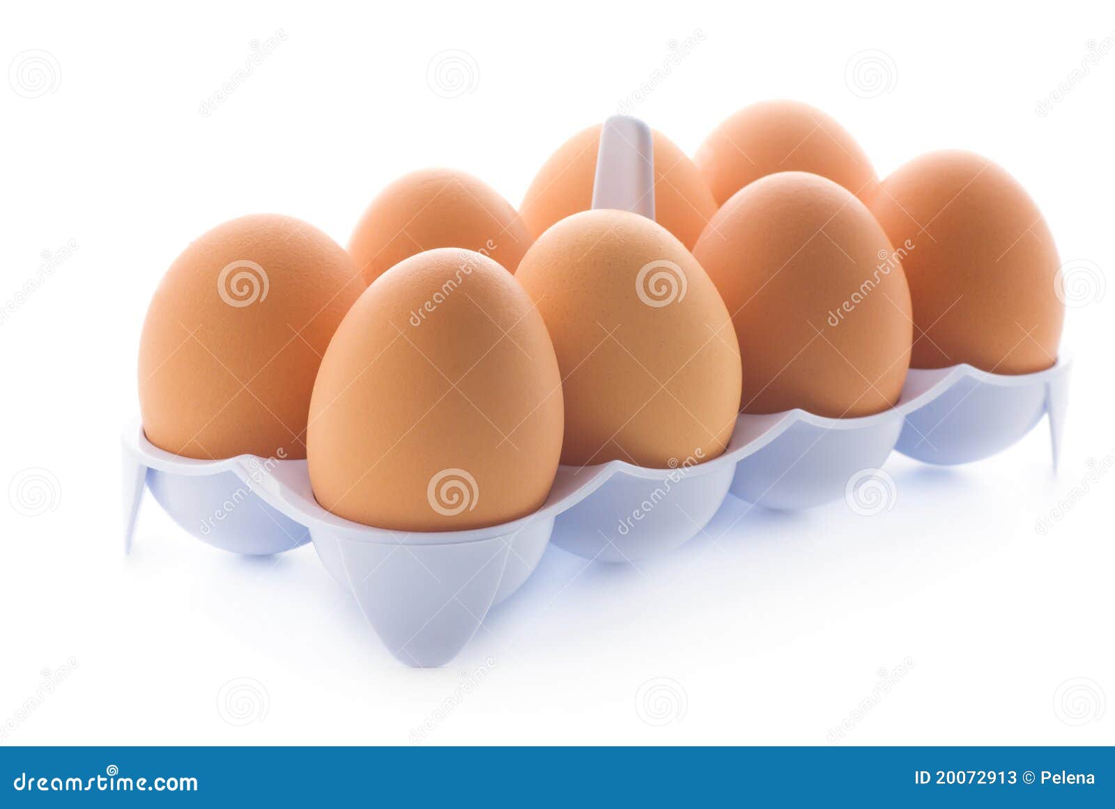 Eggs in the tray stock image. Image of food, protein - 20072913