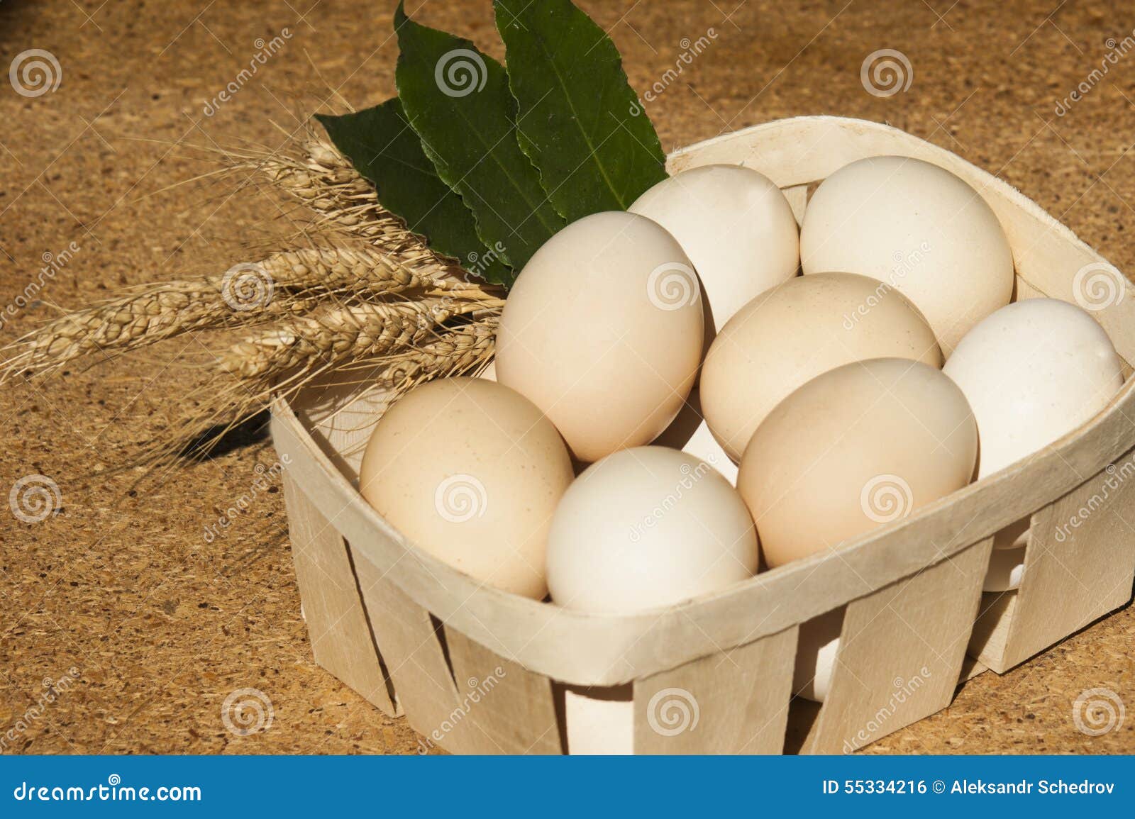 Eggs in wooden square stock photo. Image of square, wooden - 55334216