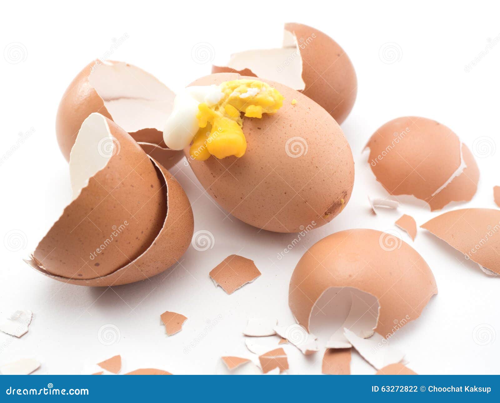 Eggshell Broken while Cooking Stock Photo - Image of food, bird: 63272822