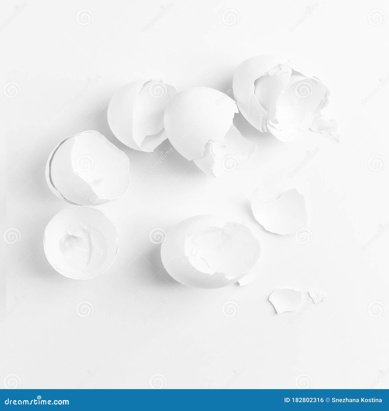 Eggshell On White Background, Eggs Isolated Royalty-Free Stock ...