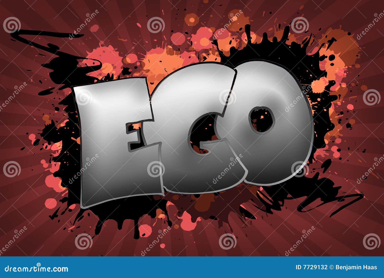 Ego Grunge stock illustration. Illustration of cool, funky - 7729132