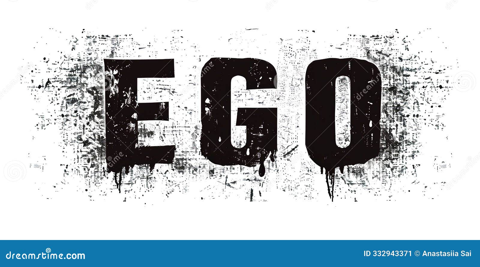 The ego is shackled stock image. Image of symbol, self - 332943371