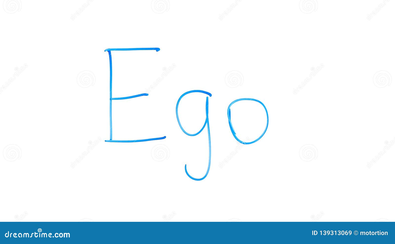 Ego Word Written on Glass, Personal Development, Improving Self ...