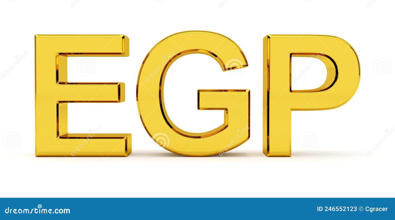 EGP Egyptian Pound Currency Code Stock Illustration - Illustration of ...