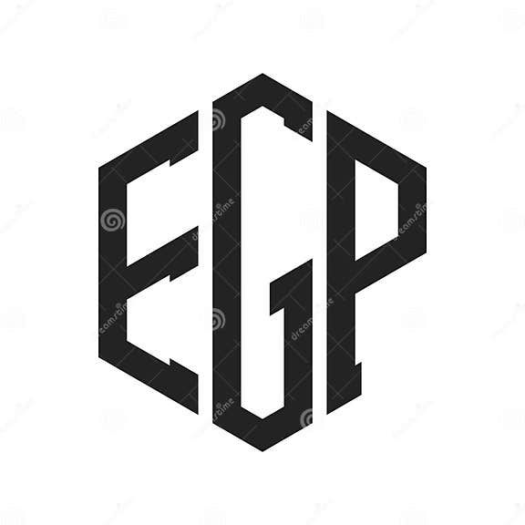 EGP Logo Design. Initial Letter EGP Monogram Logo Using Hexagon Shape ...