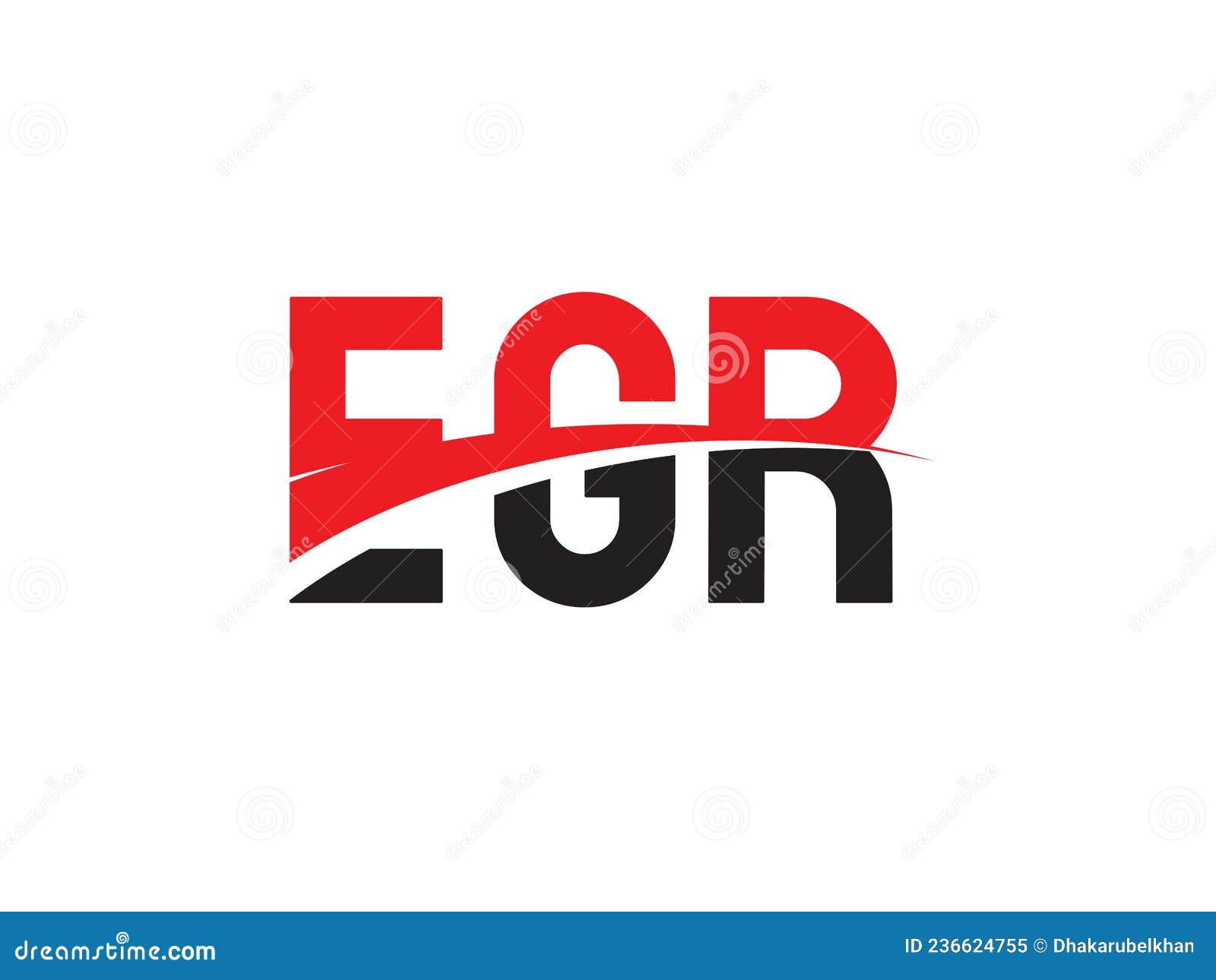 EGR Letter Initial Logo Design Vector Illustration Stock Vector ...