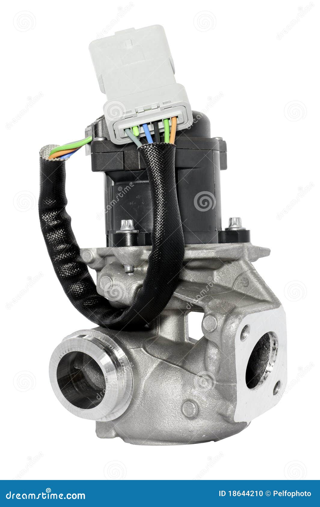 EGR valve stock photo. Image of airing, cable, converter - 18644210