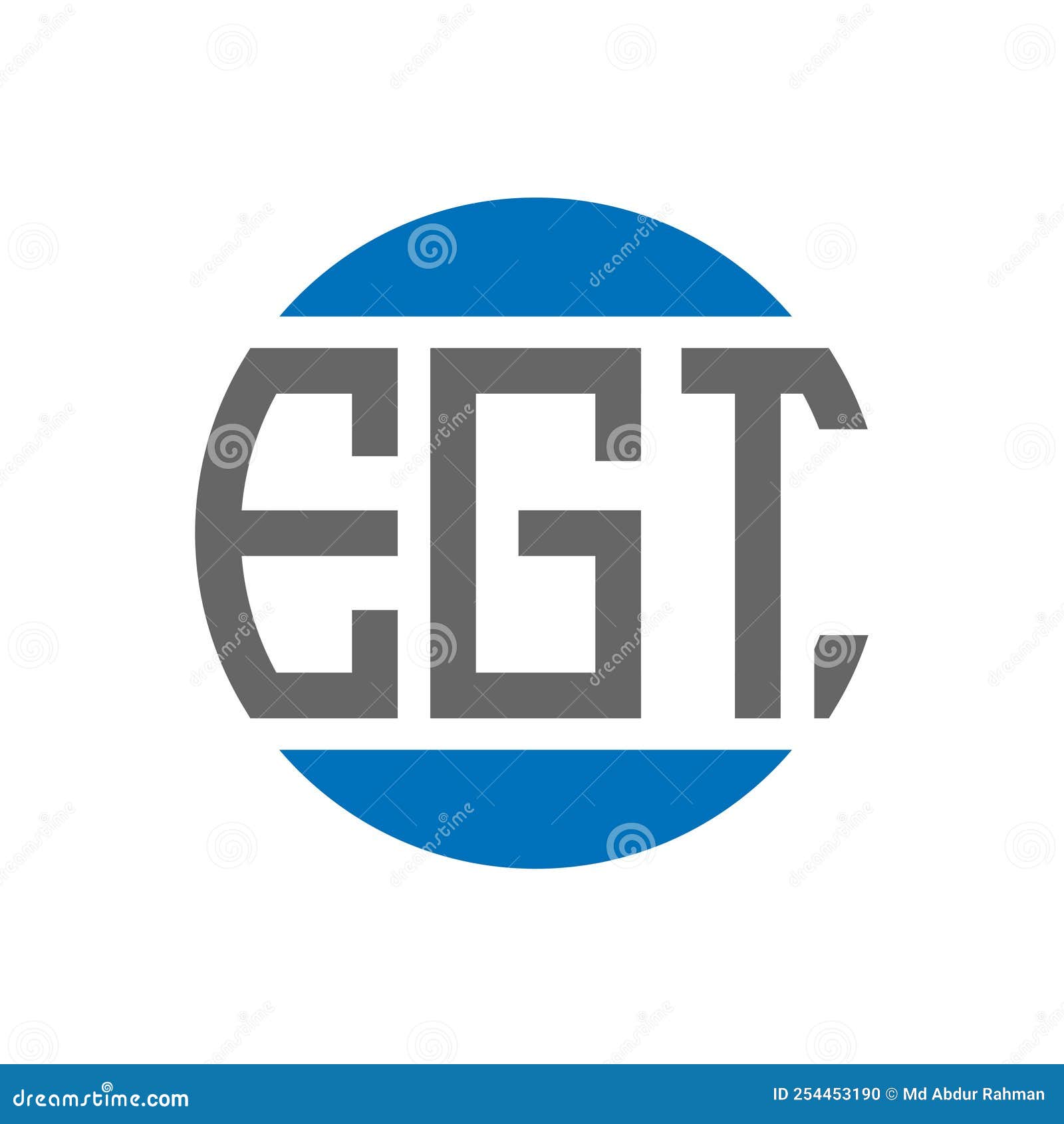EGT Letter Logo Design On White Background. EGT Creative Initials ...