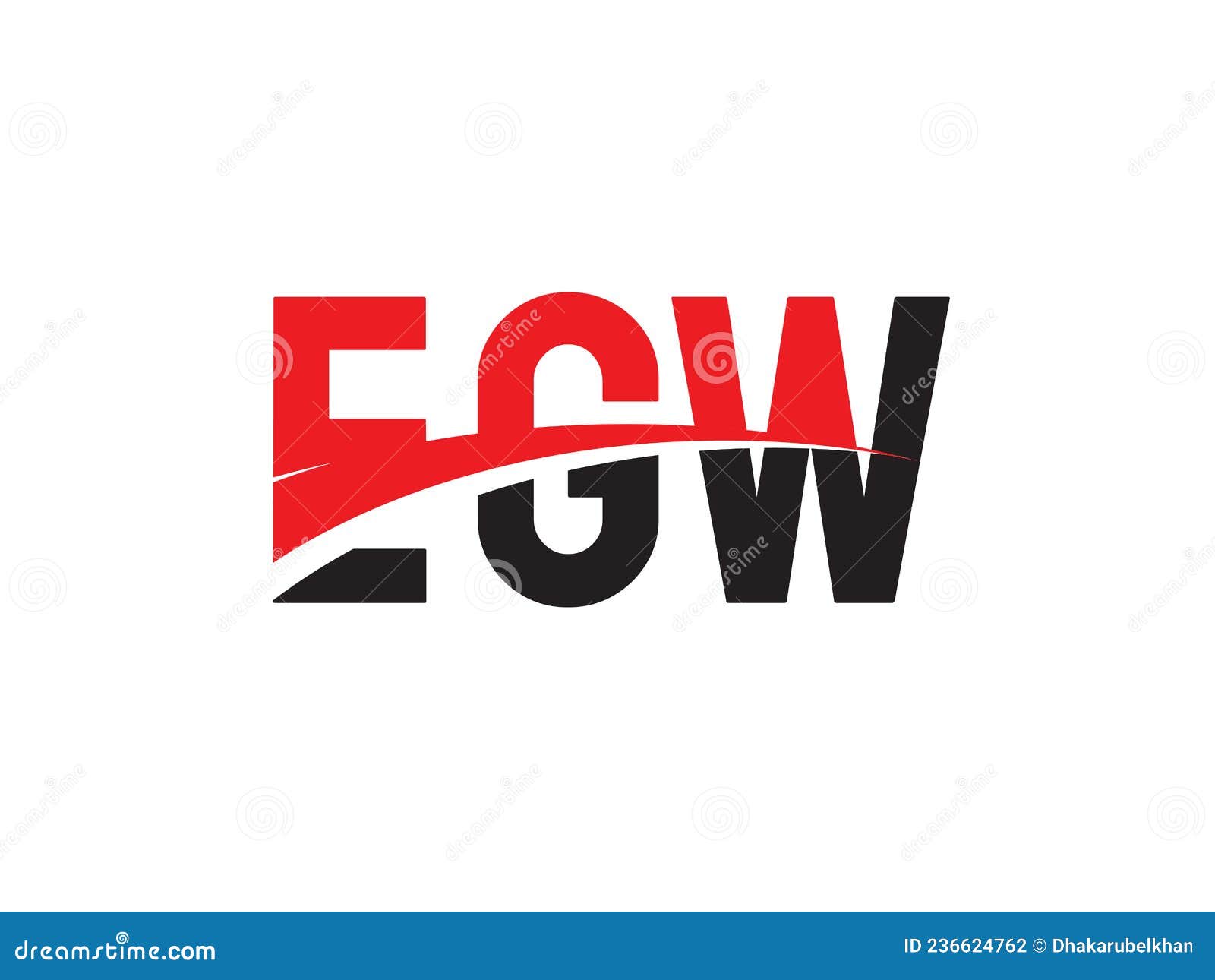 EGW Letter Initial Logo Design Vector Illustration Stock Vector ...