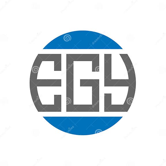 EGY Letter Logo Design on White Background. EGY Creative Initials ...