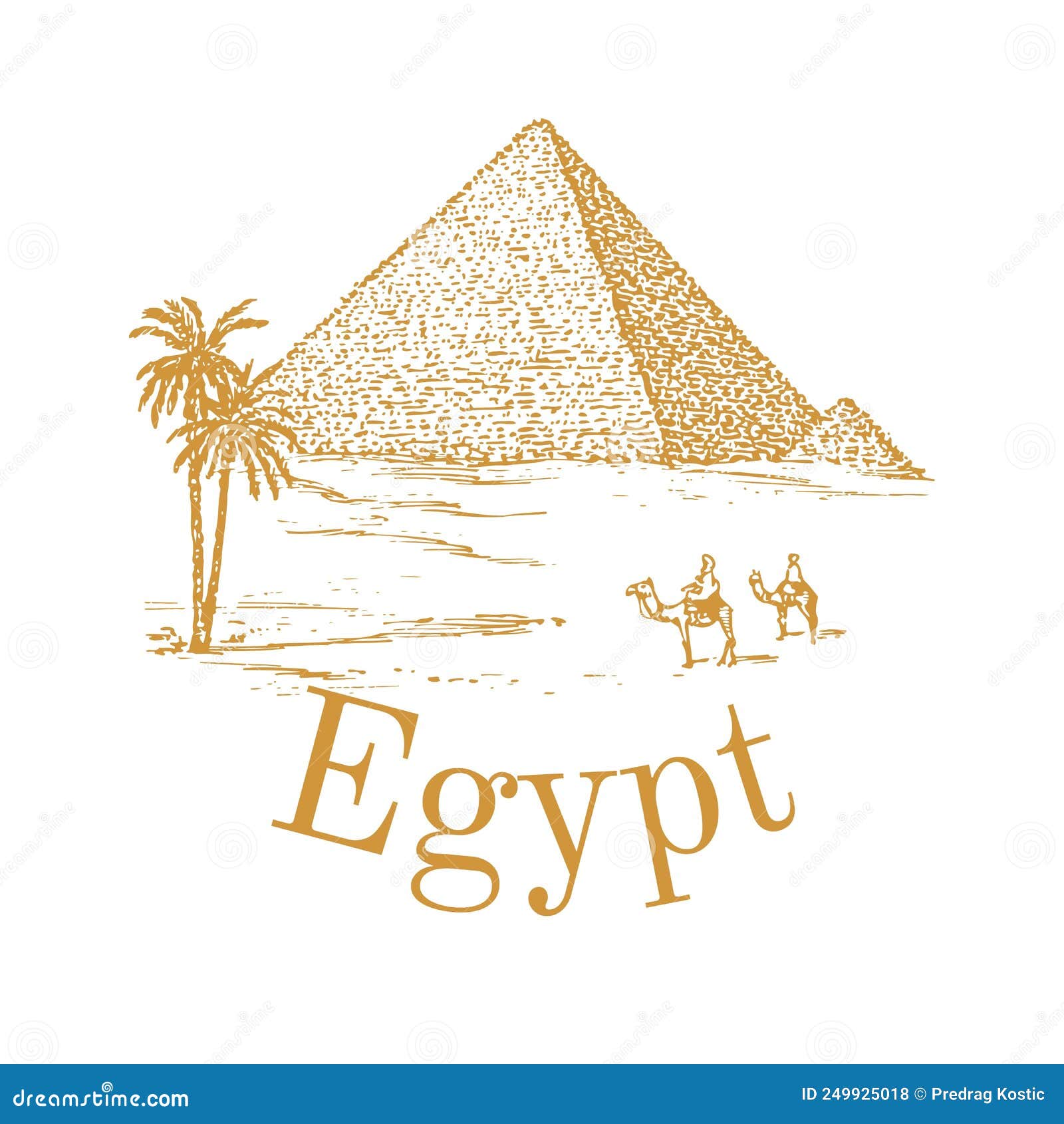Egypt logo design icon stock illustration. Illustration of design ...