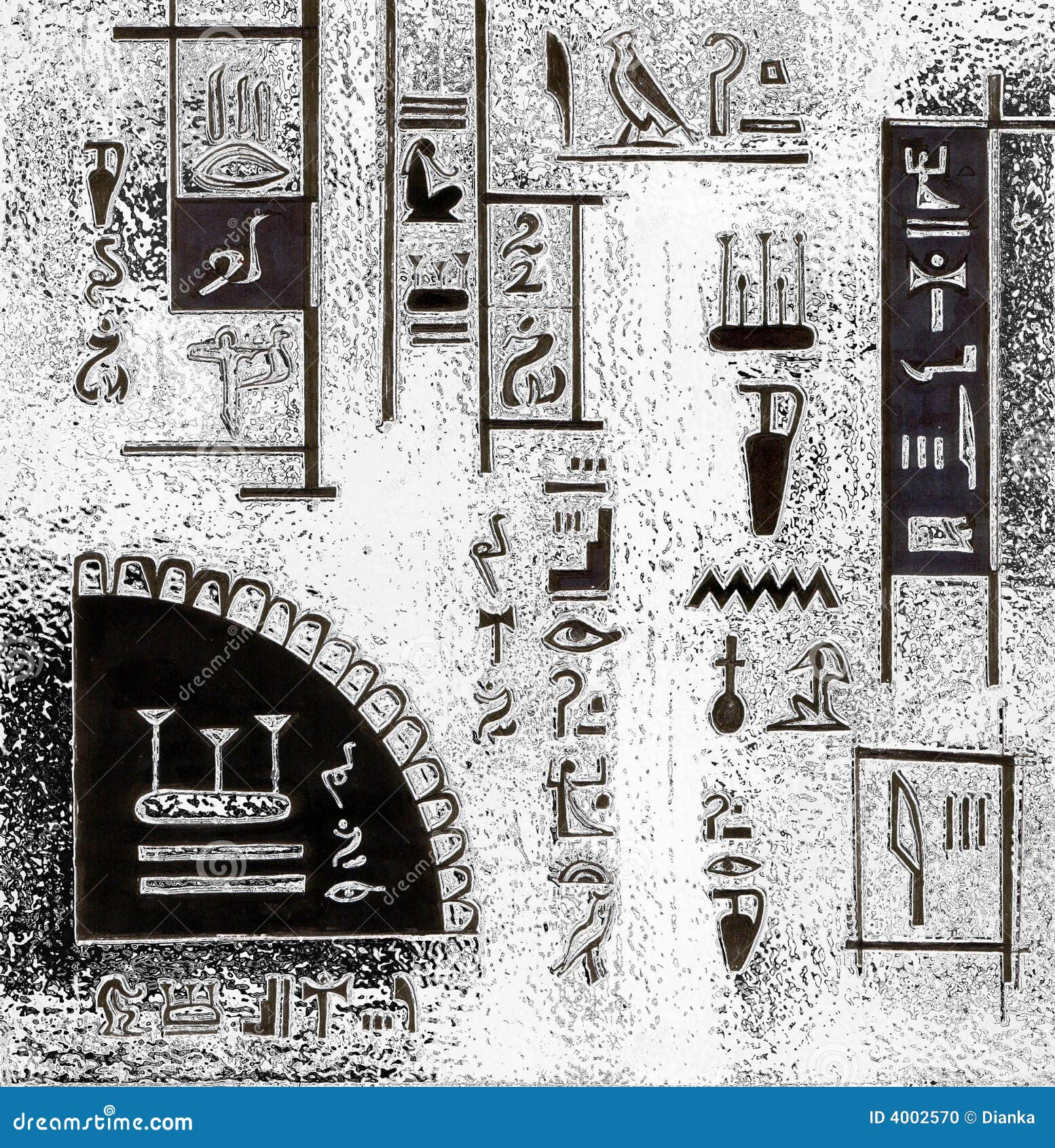 Egypt Abstract Graphic Background Stock Illustration - Illustration of ...