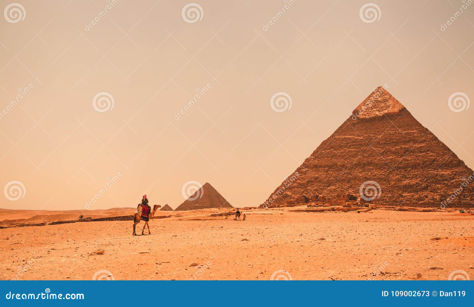 Egypt, Cairo; August 19, 2014 - the Egyptian Pyramids in Cairo. the ...