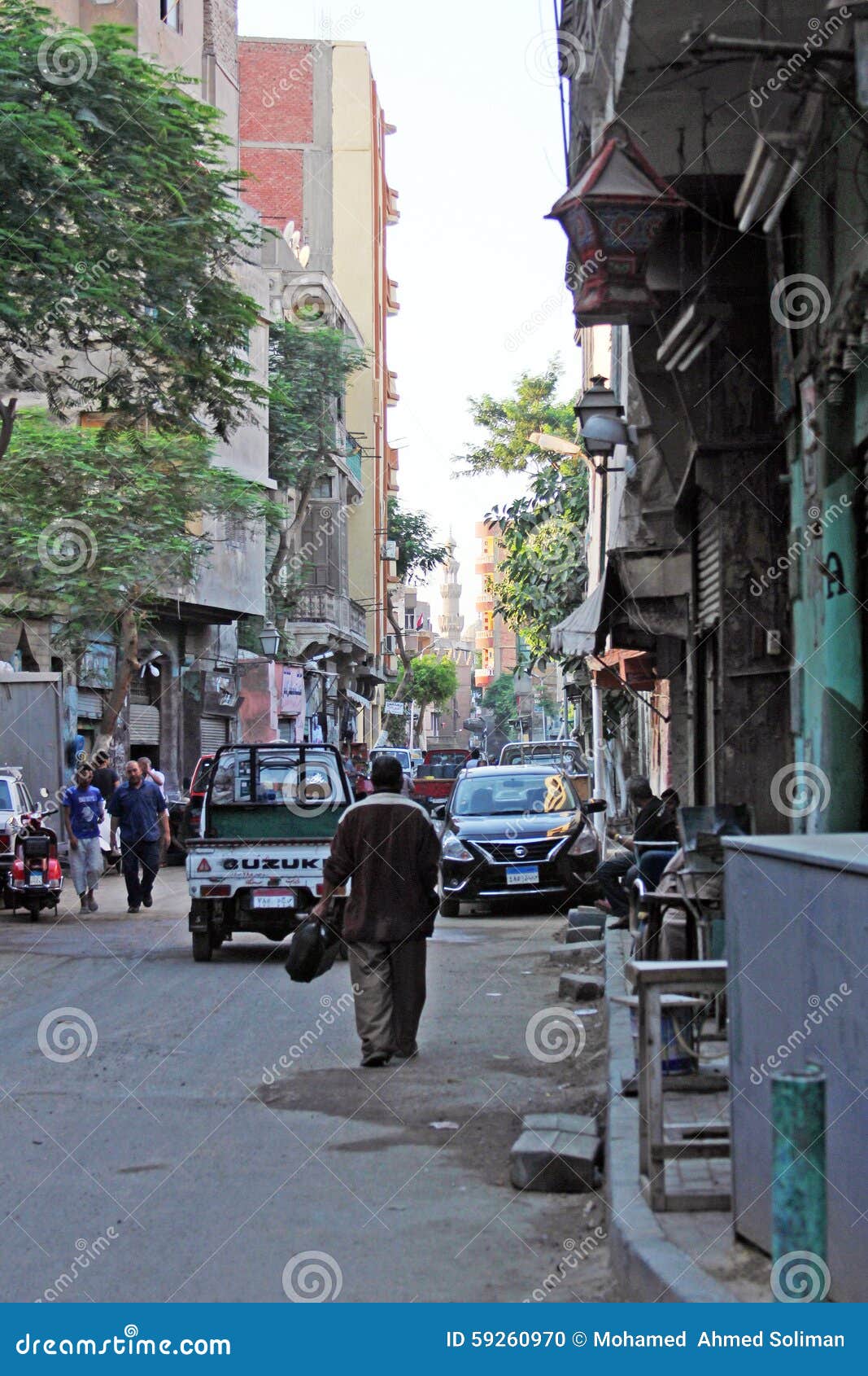 Egypt cairo street view editorial image. Image of eastern - 59260970