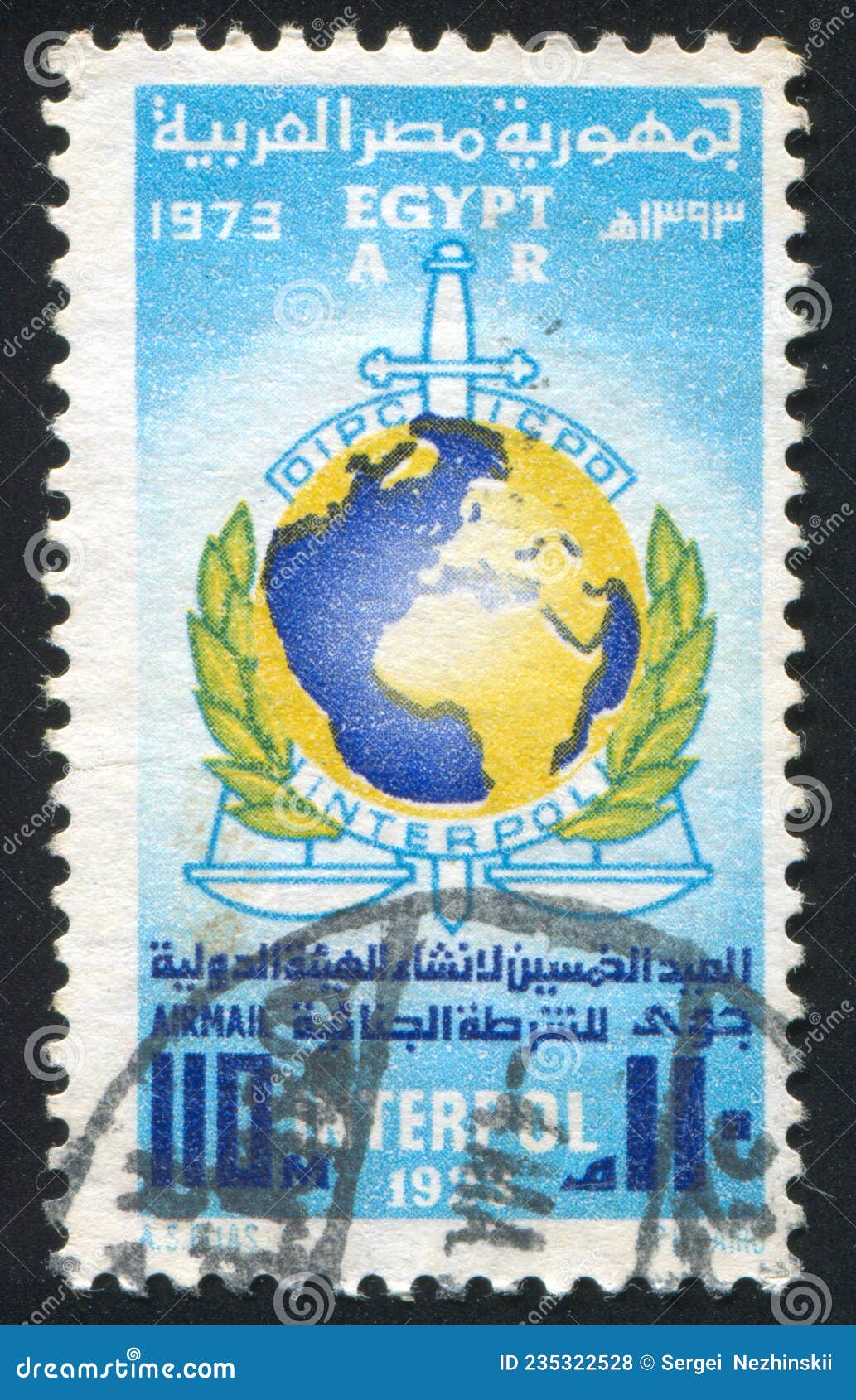 Interpol emblem editorial stock photo. Image of emblem - 235322528