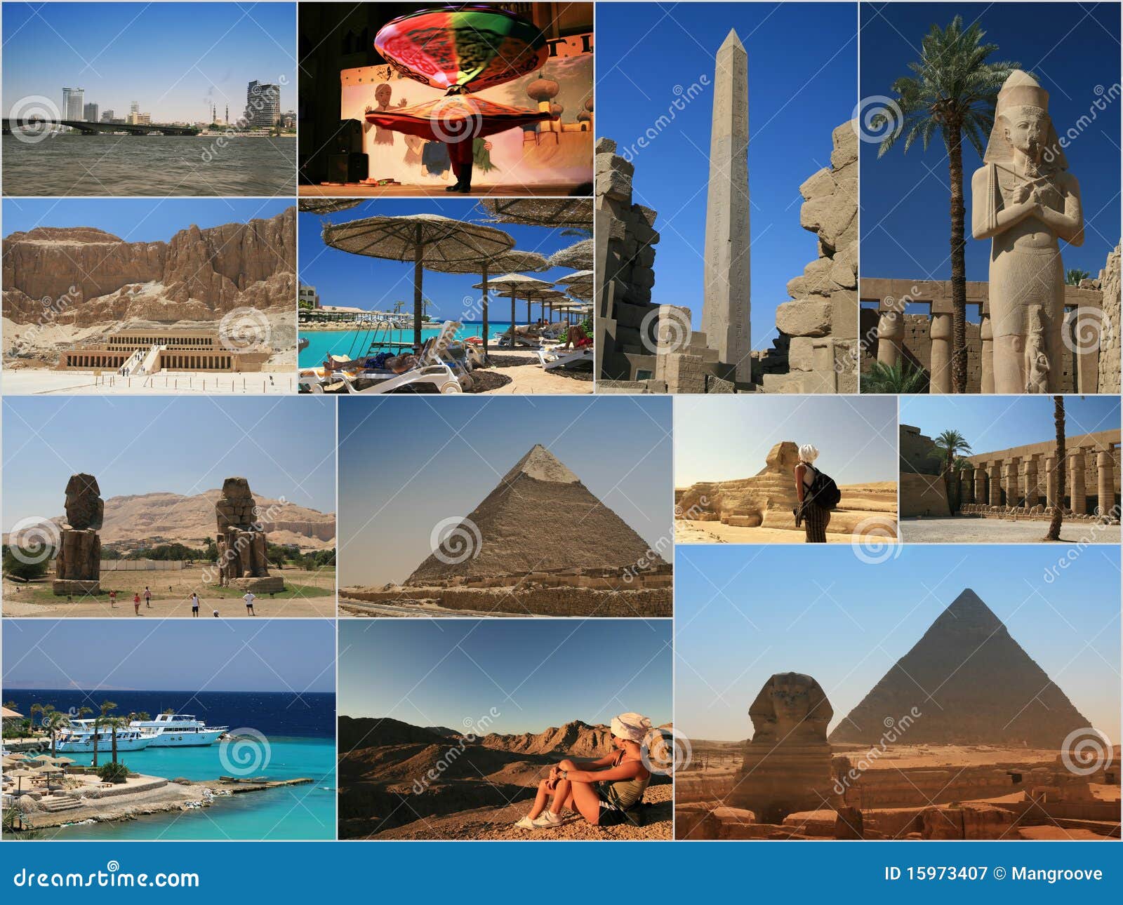 Egypt collage stock image. Image of columns, obelisk - 15973407