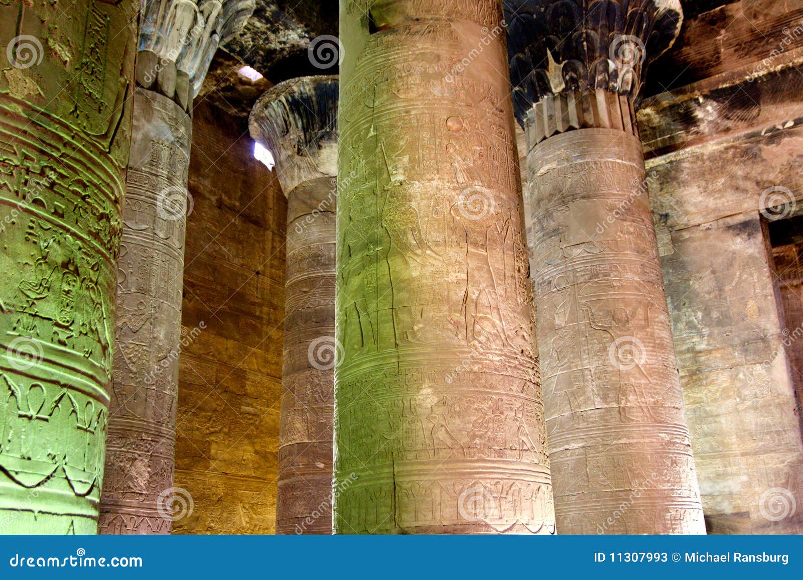 Egypt columns stock image. Image of luxor, ancient, cairo - 11307993