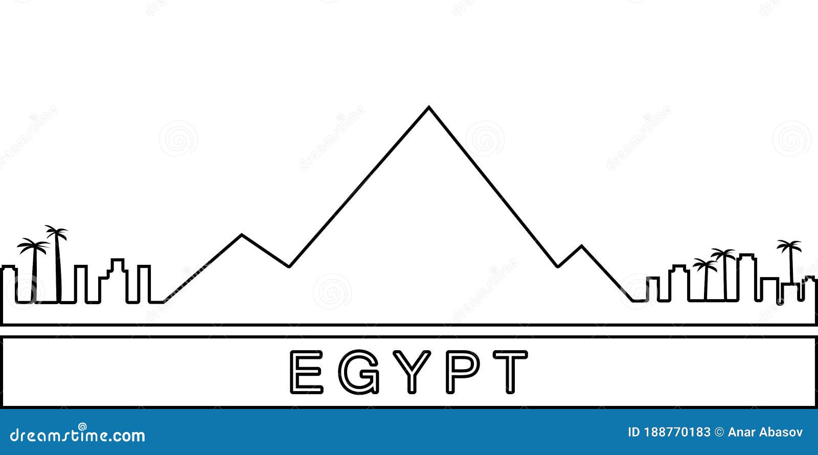 Egypt Detailed Skyline Icon. Element of Cities for Mobile Concept and ...