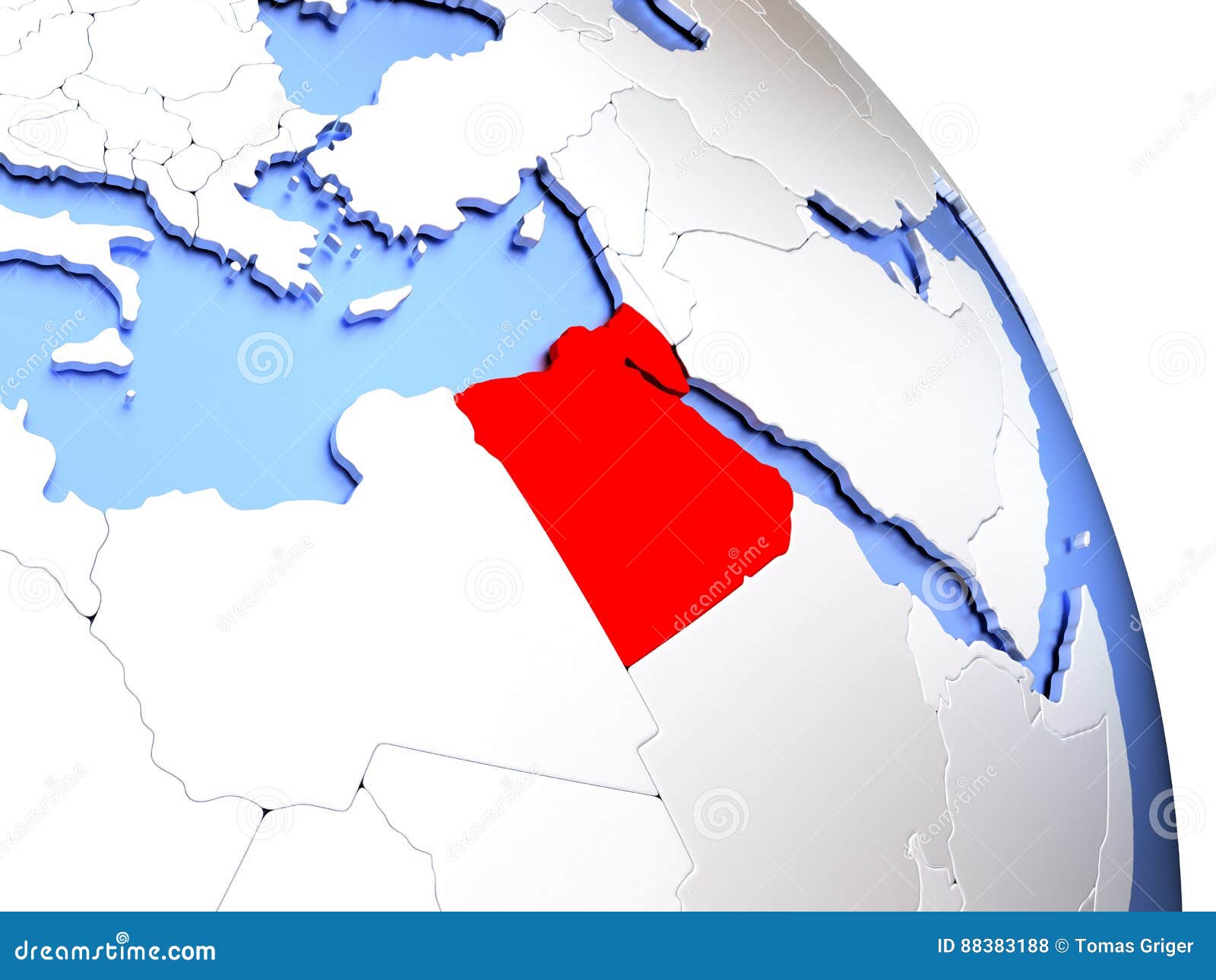 Egypt on elegant globe stock illustration. Illustration of globe - 88383188