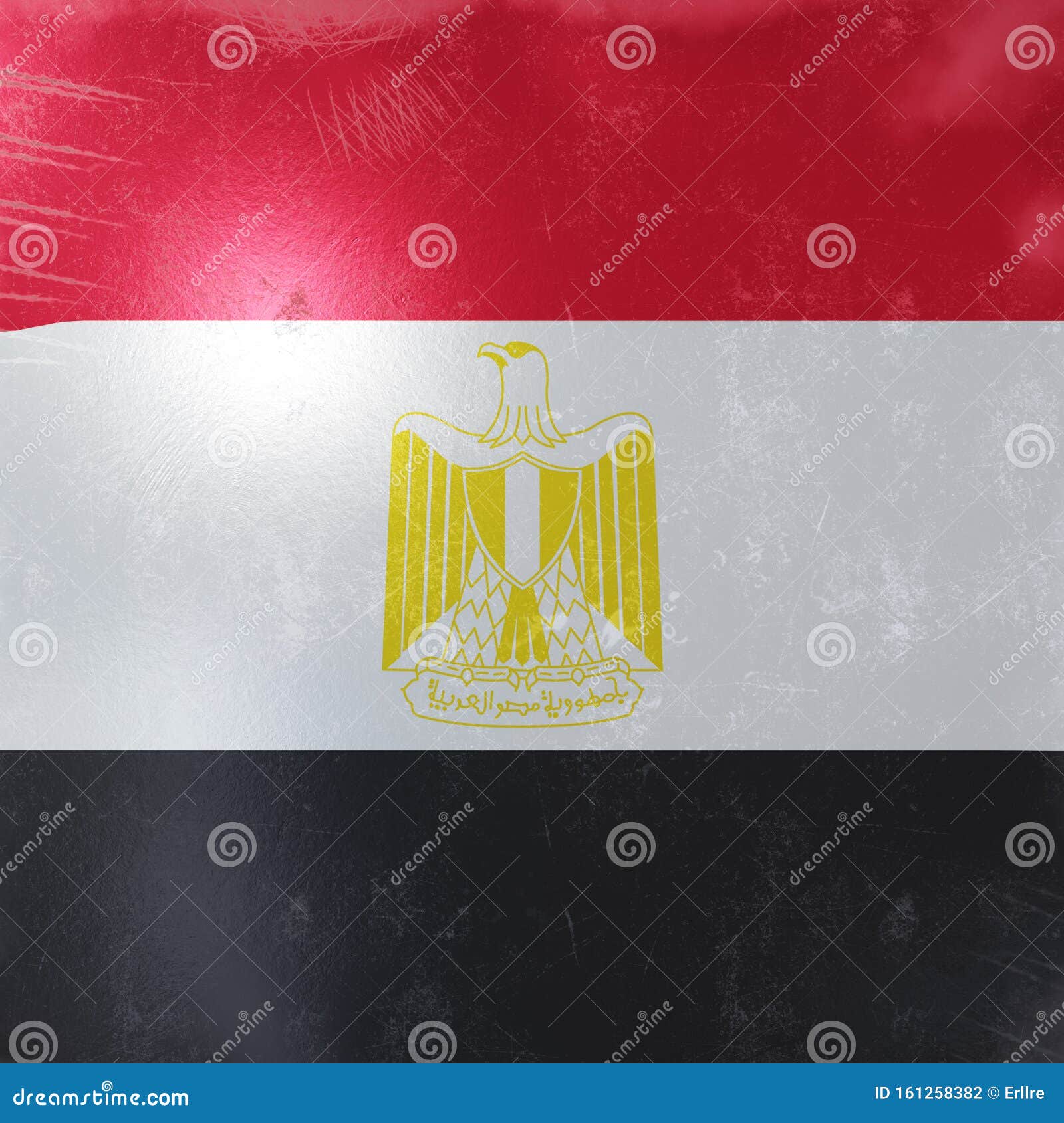 Egypt flag icon stock illustration. Illustration of icon - 161258382