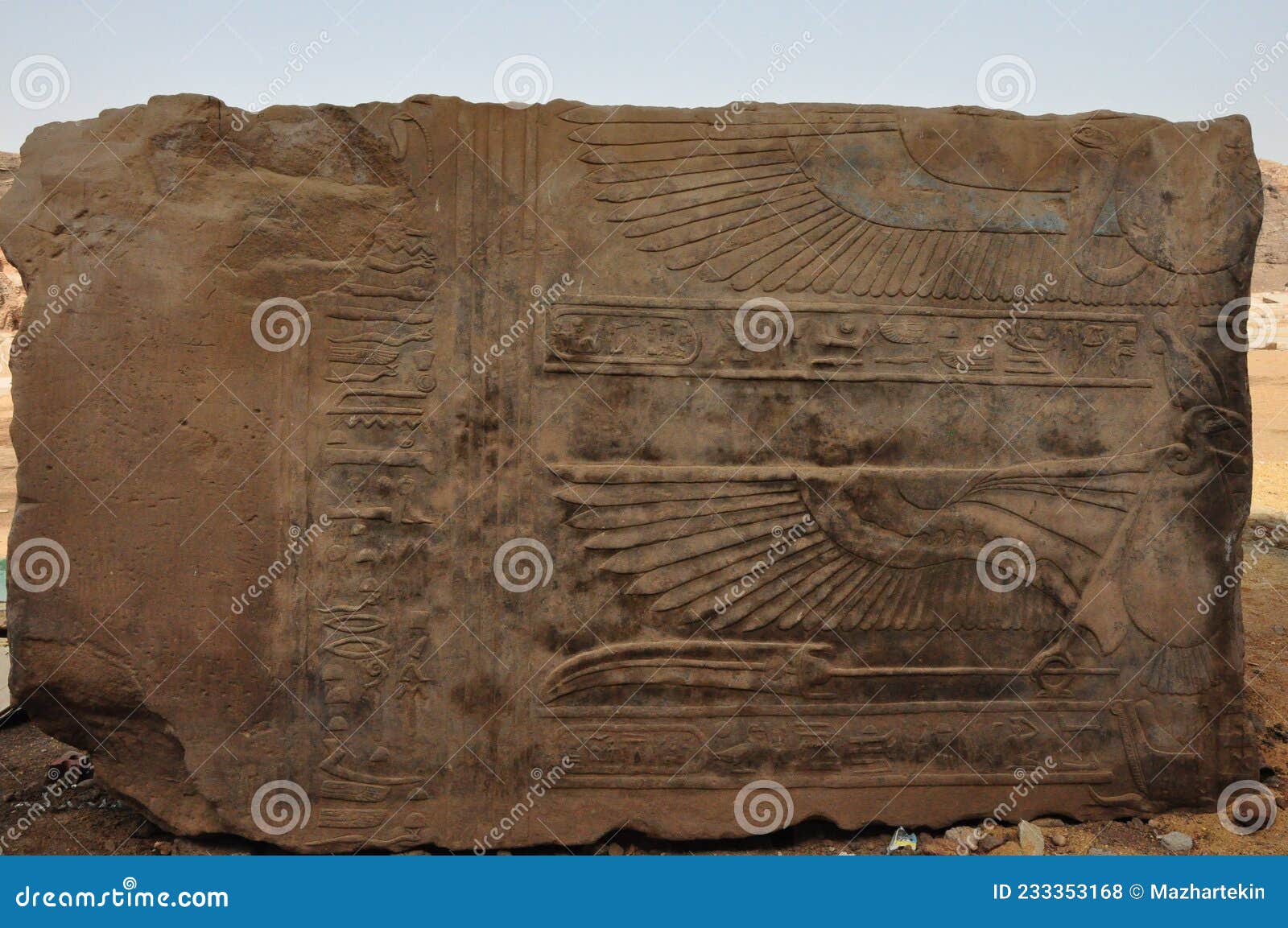 Egypt is Full of Historical Artifacts with Columns and Inscriptions ...