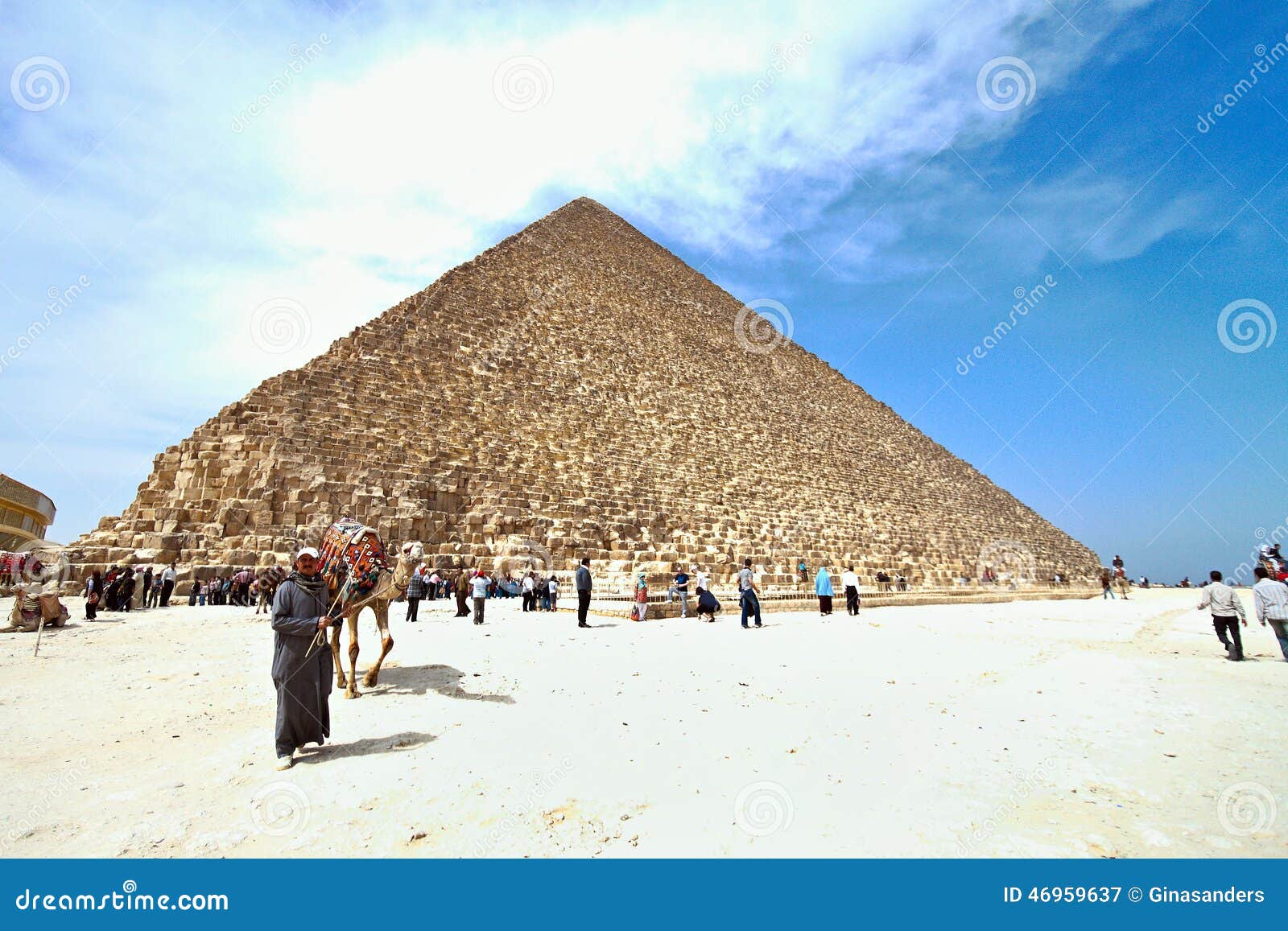Egypt, Giza, Cheops Pyramid Editorial Photography - Image of heritage ...