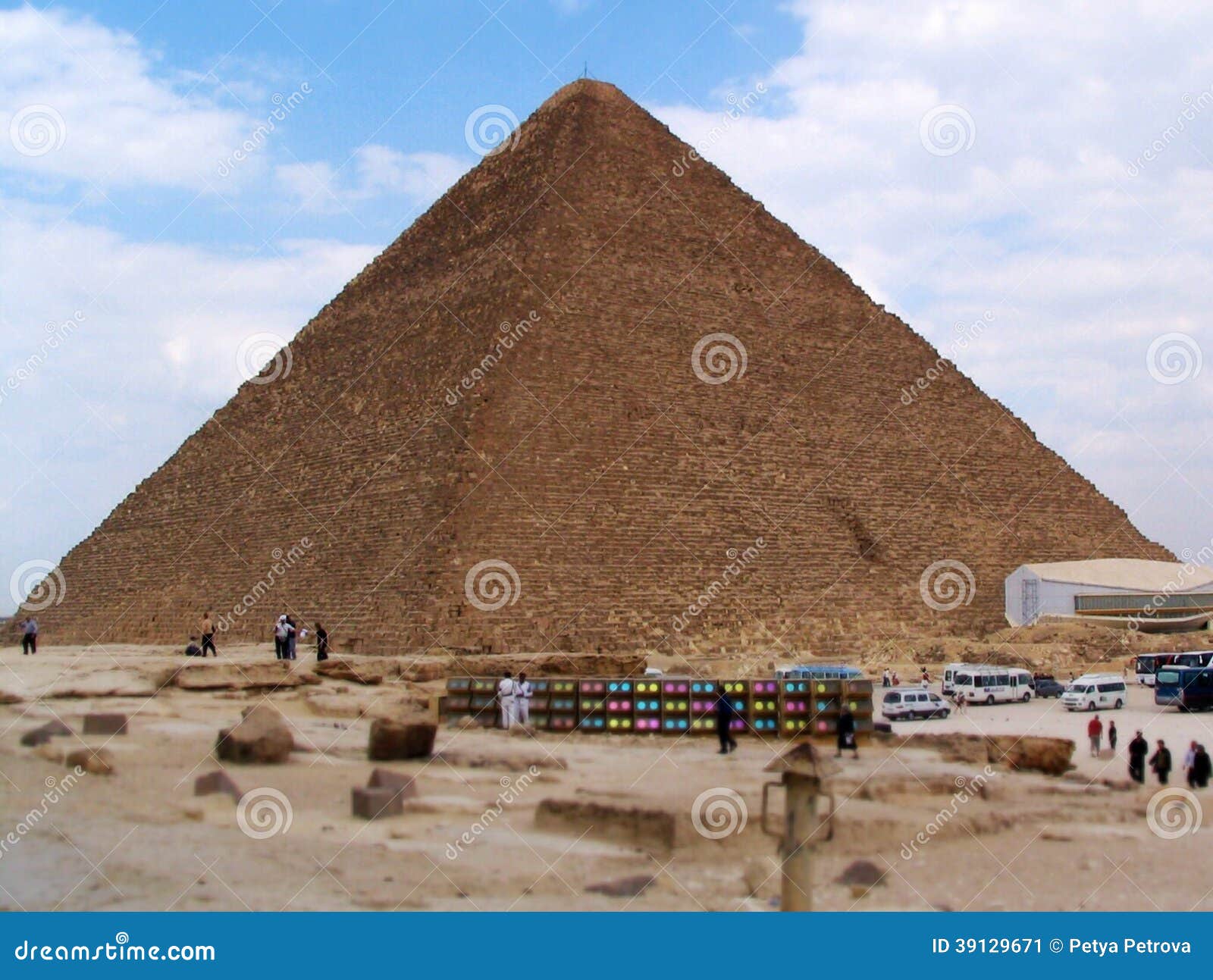 Egypt, Giza Plateau,Great Pyramids Stock Image - Image of great ...