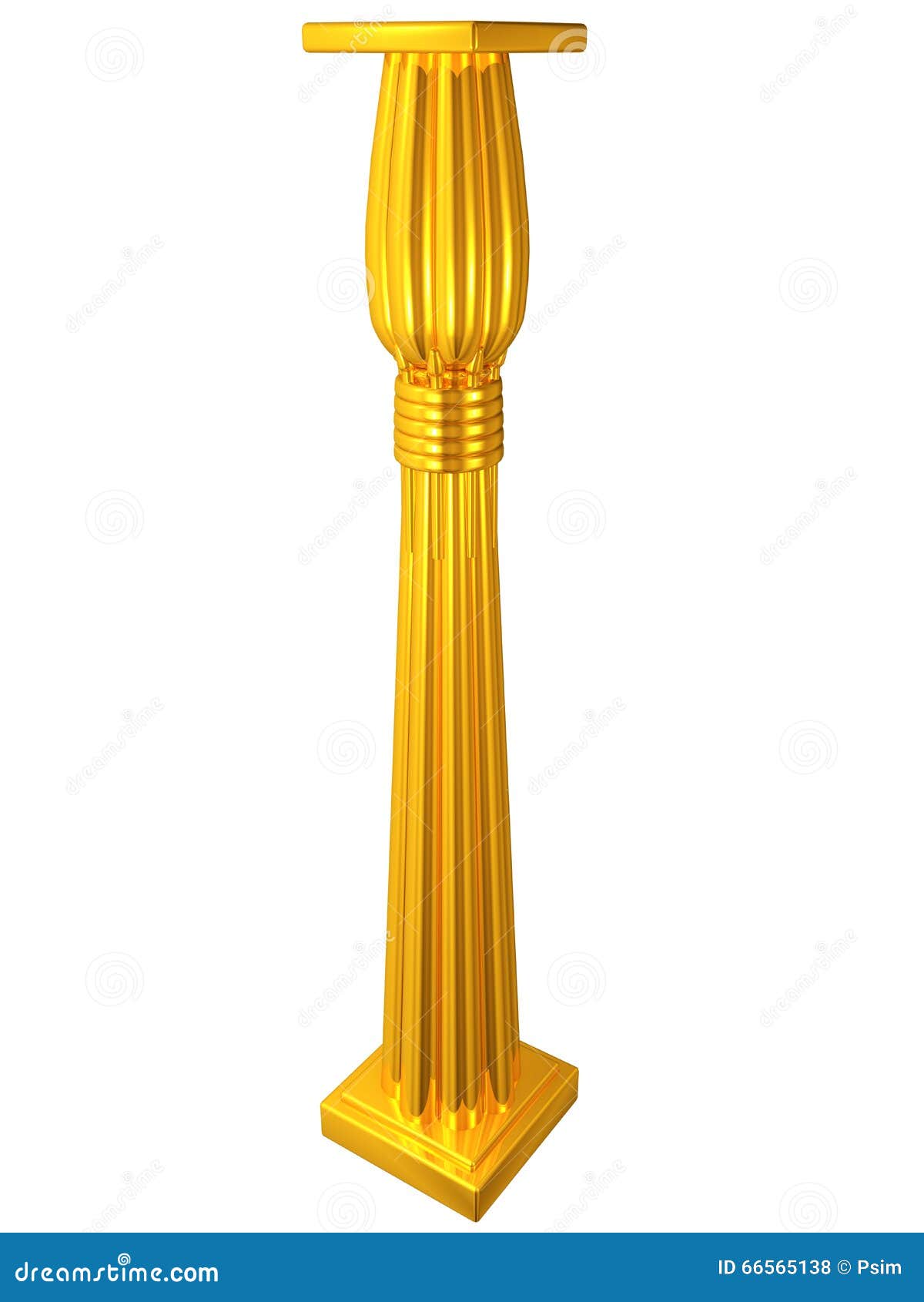 Egypt gold column stock illustration. Illustration of design - 66565138