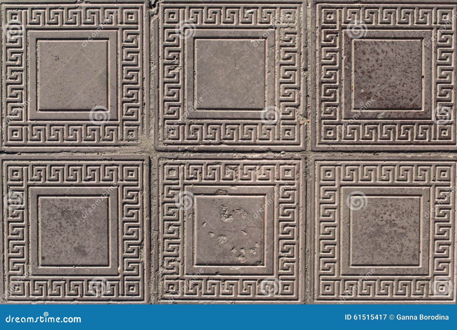 Egypt or Greece Ornament Pavement Stock Image - Image of pave, road ...