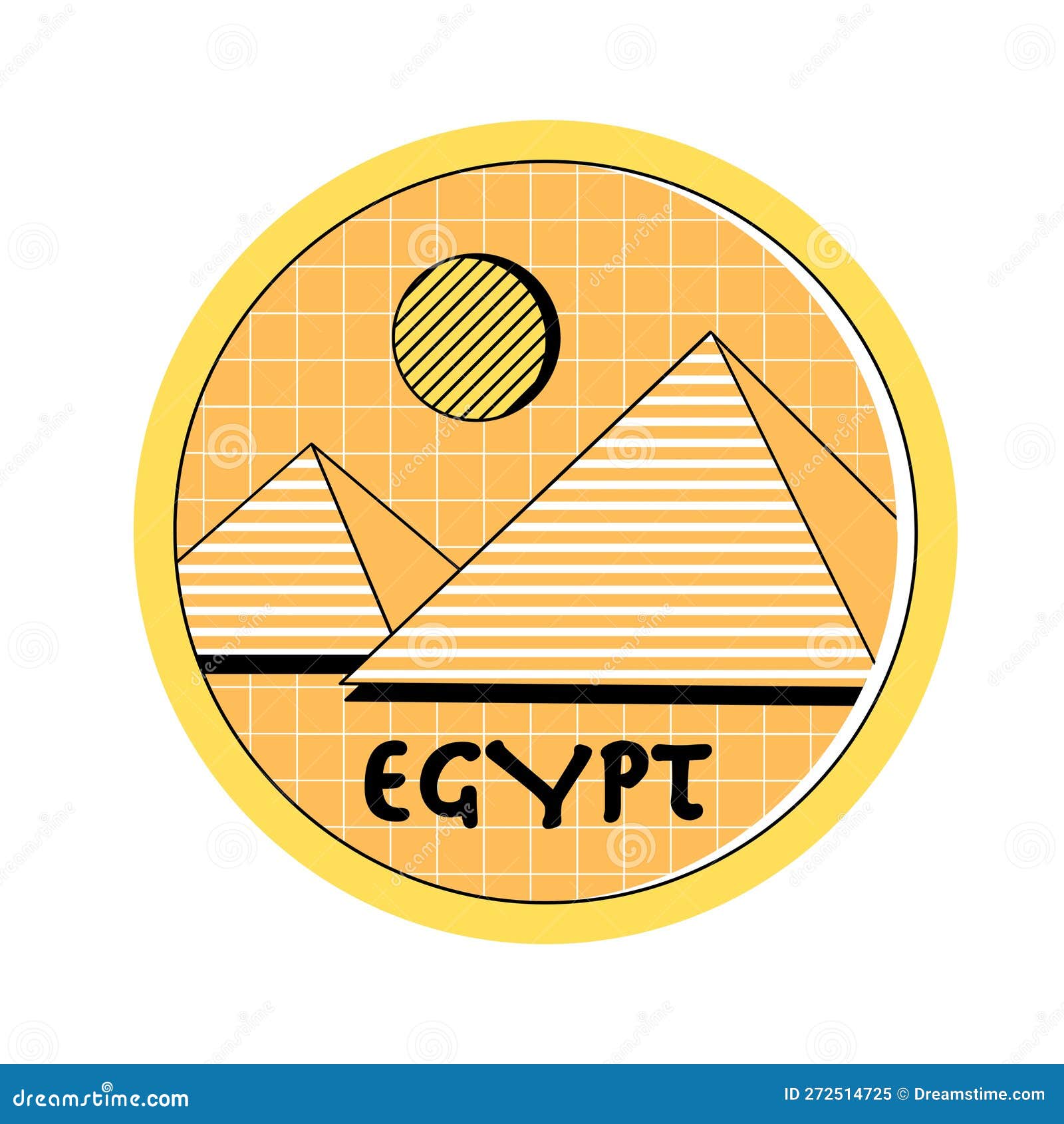 Egypt logo stock illustration. Illustration of design - 272514725