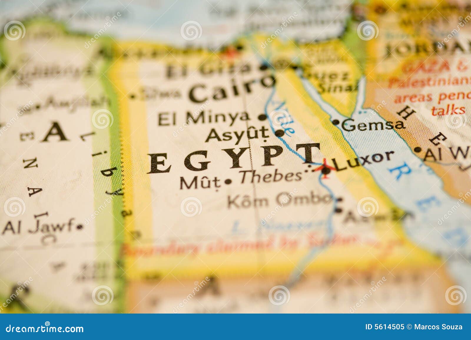 Egypt Map stock image. Image of travel, trip, cairo, tourist - 5614505