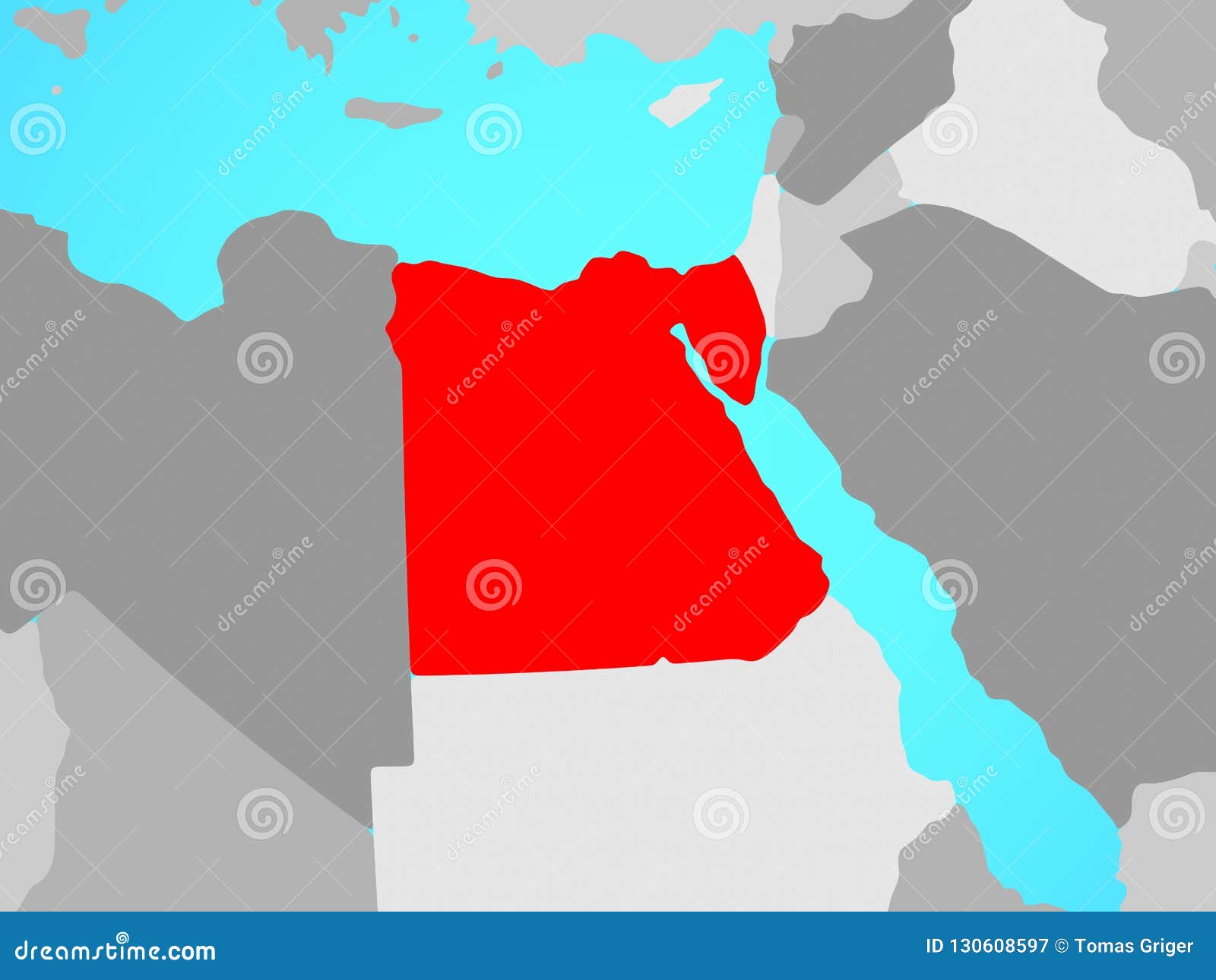 Egypt on map stock illustration. Illustration of globe - 130608597