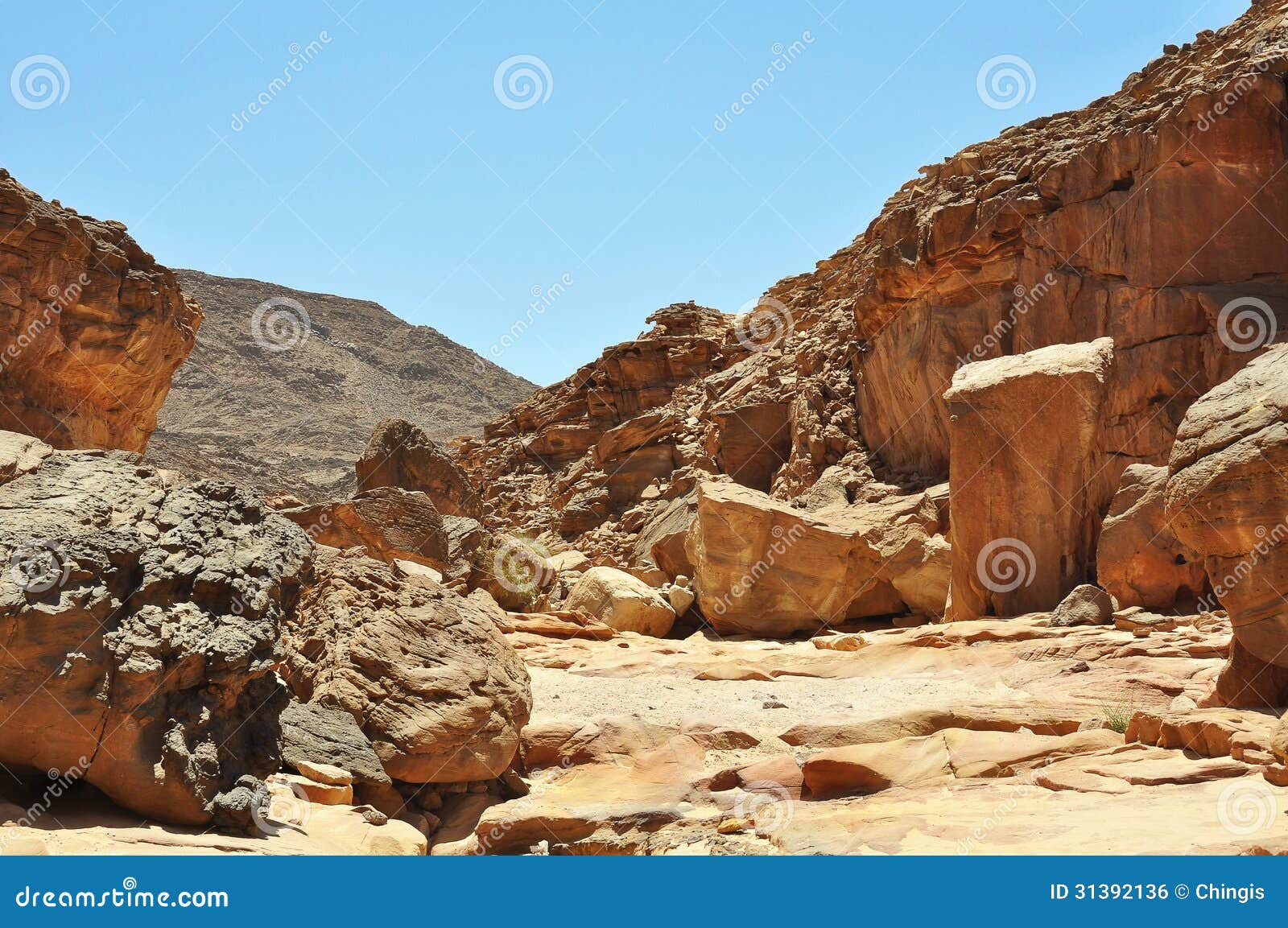 Egypt, the Mountains of the Sinai Desert Stock Photo - Image of stones ...