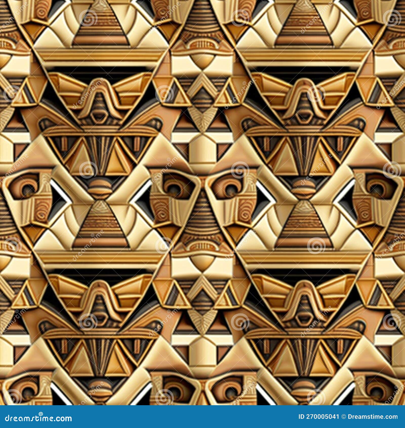 Egypt theme patterns stock illustration. Illustration of flower - 270005041