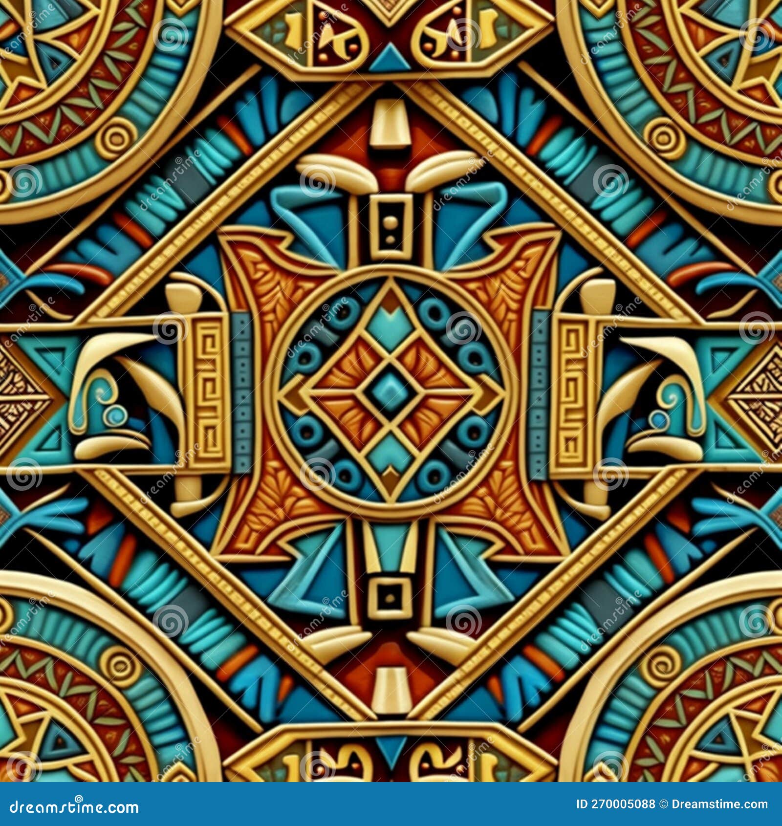 Egypt theme patterns stock illustration. Illustration of papyrus ...