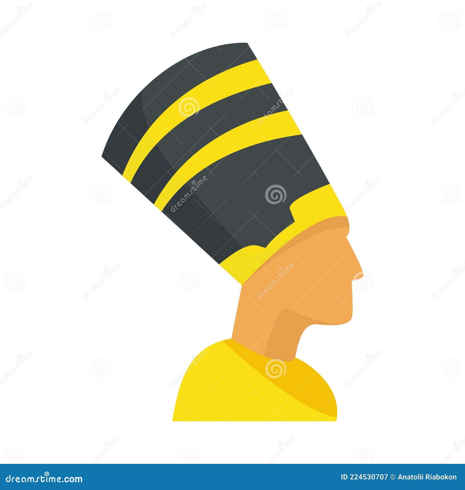 Pharaoh Icon On White Background. Simple Element Illustration From ...