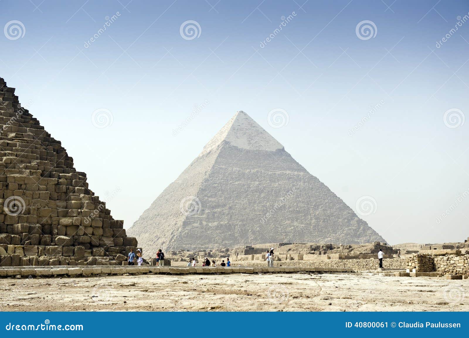 Egypt, pyramids stock image. Image of blue, outside, heritage - 40800061